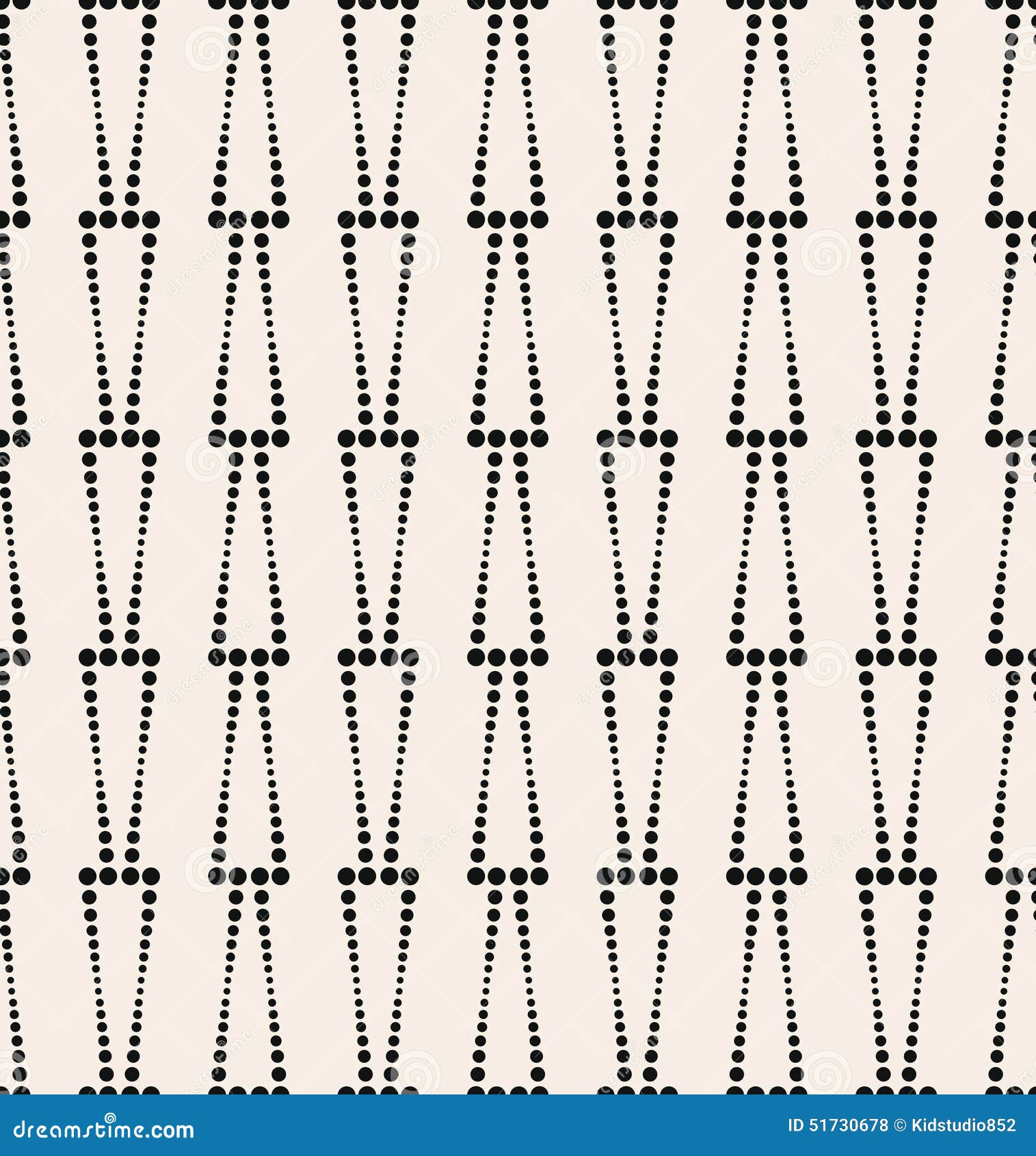 Seamless Dots Geometric Pattern Stock Vector - Illustration of circle ...