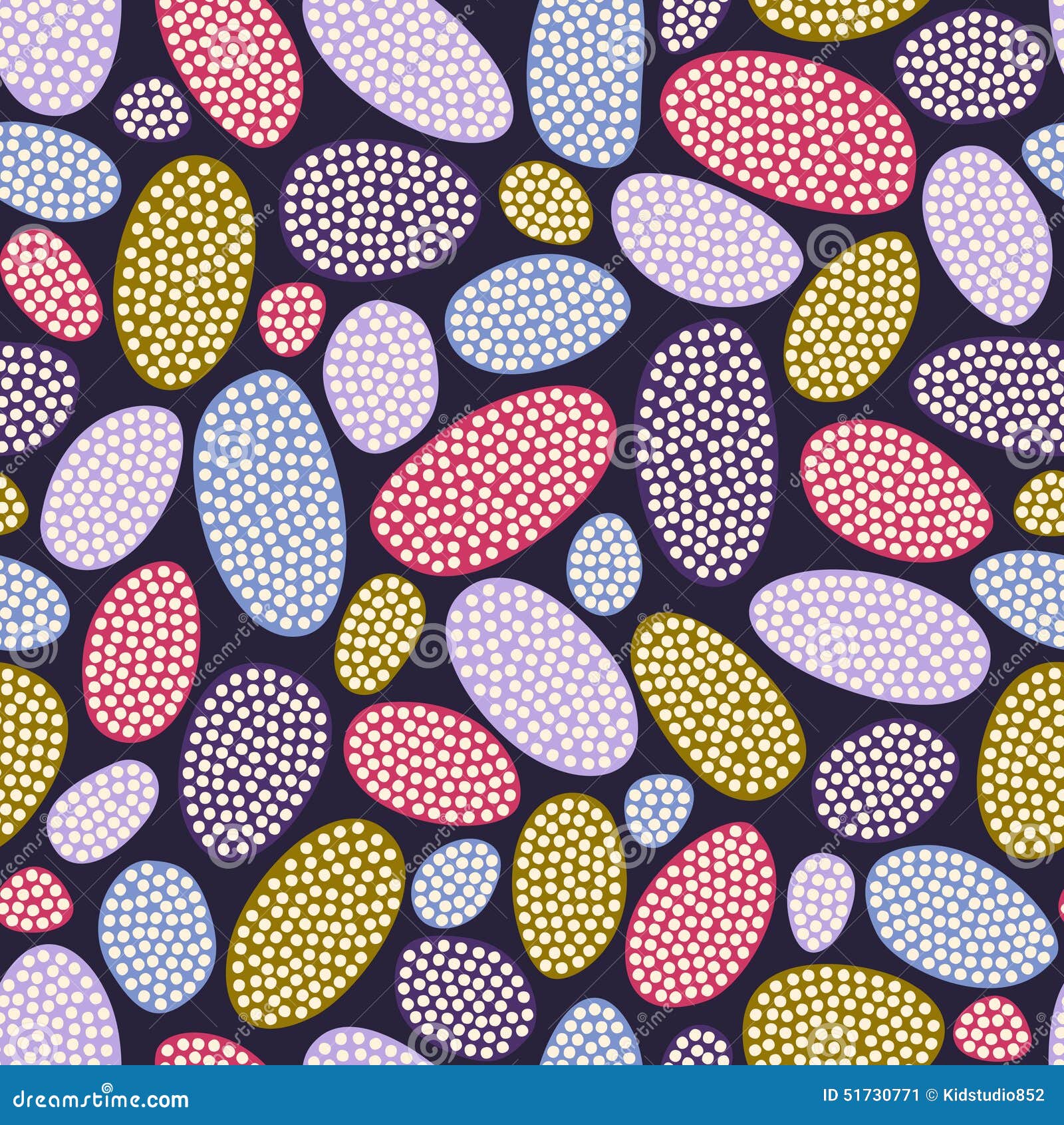 Seamless Dots Geometric Pattern Stock Vector - Illustration of abstract ...