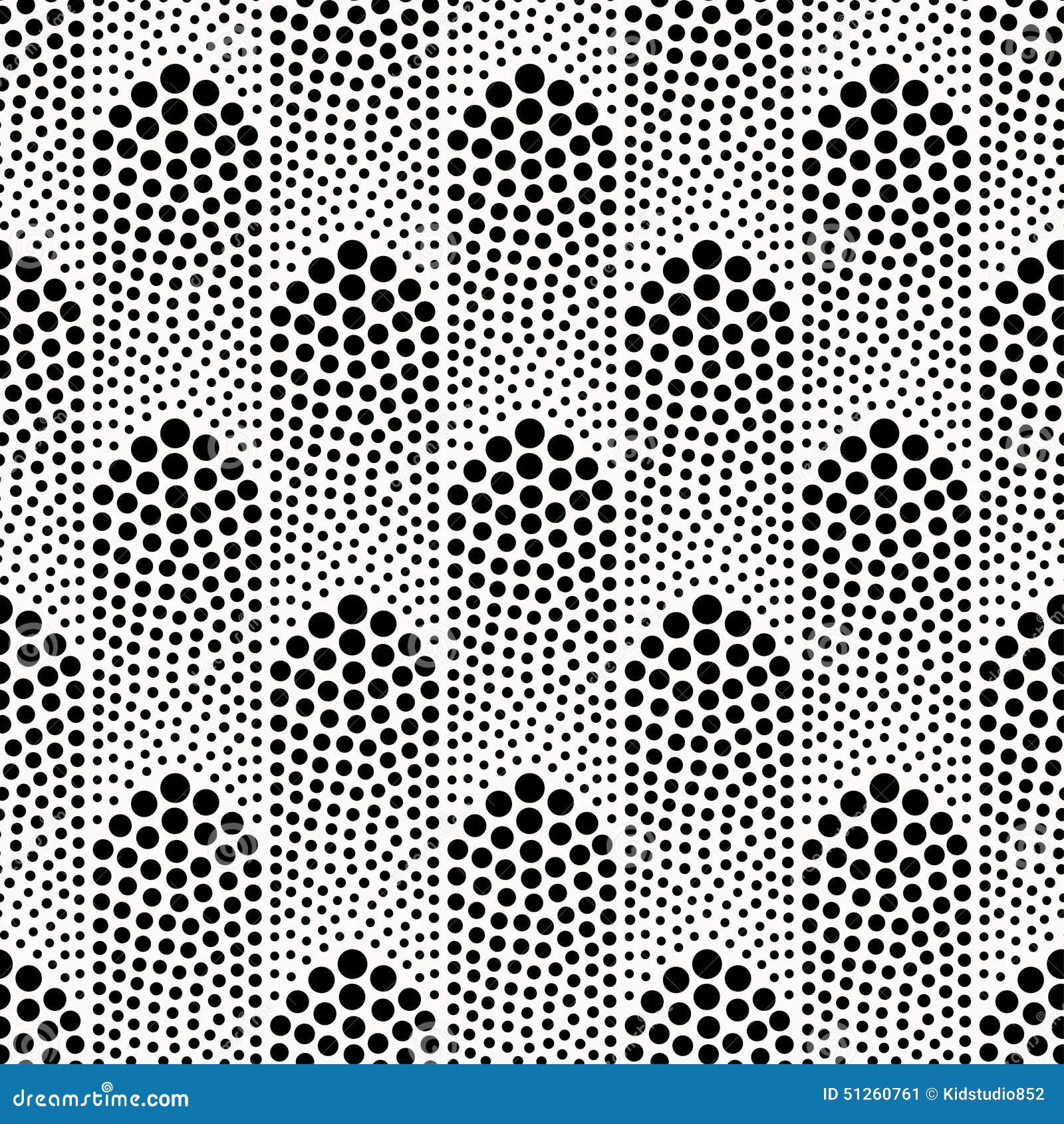 Seamless dots pattern stock vector. Illustration of black - 51260761