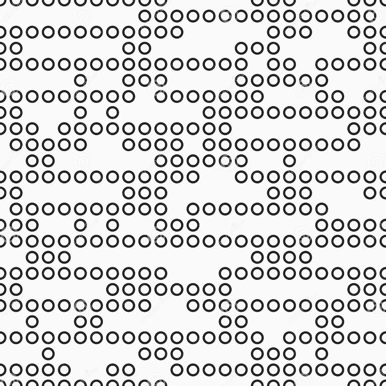 Seamless Dots Pattern. Geometric Dots Pattern. Seamless Vector Repeating Background. Simple Dots ...