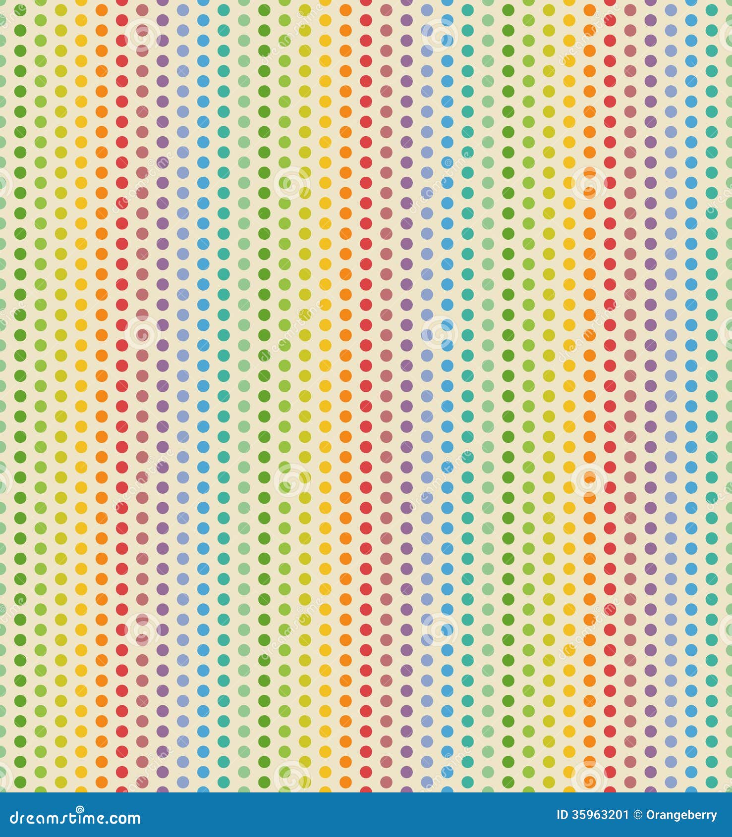 Seamless dots pattern stock vector. Illustration of colorful - 35963201