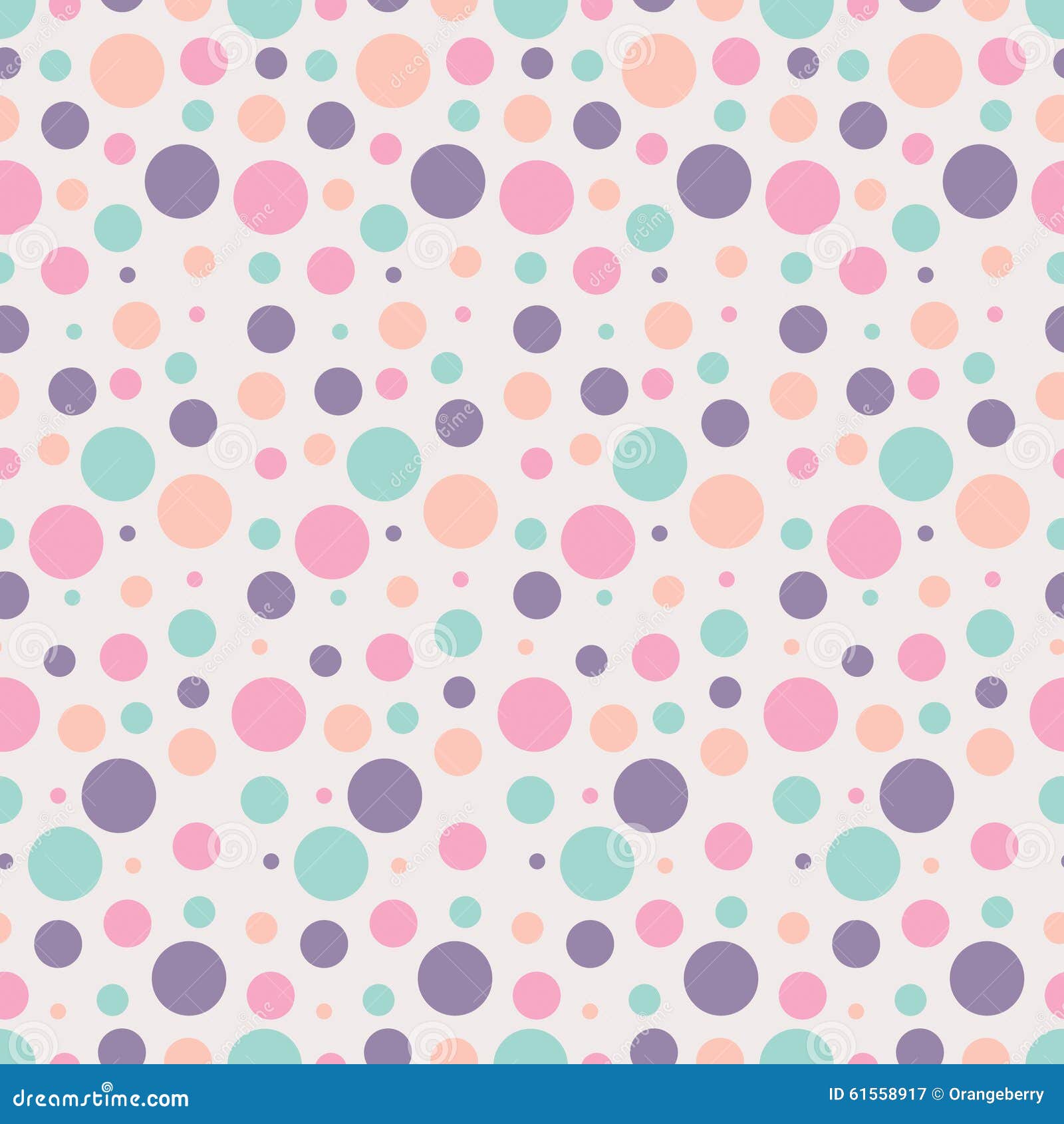 Seamless dots pattern stock vector. Illustration of geometric - 61558917
