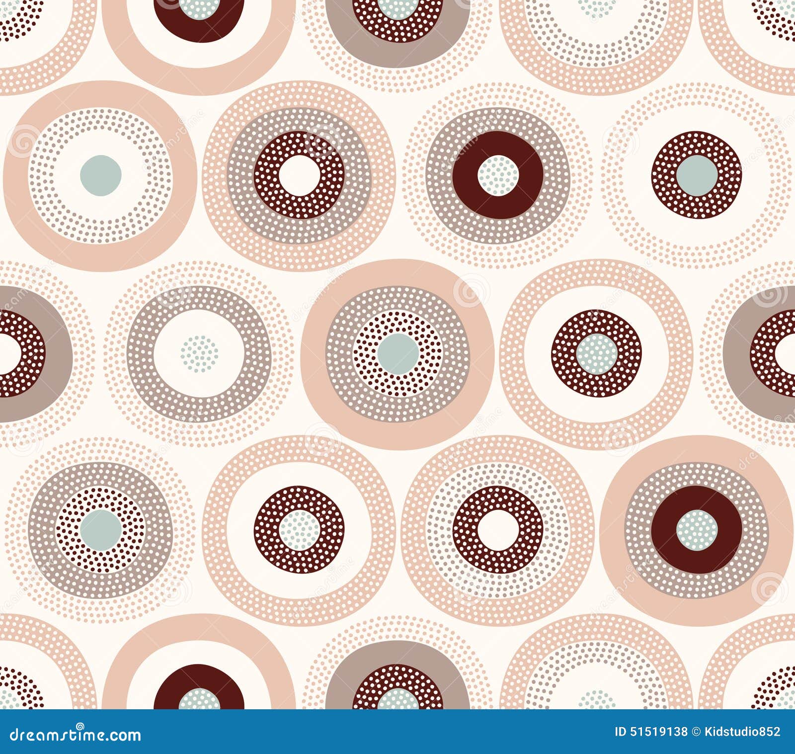 Seamless Dots Texture Geometric Pattern Stock Vector - Illustration of ...