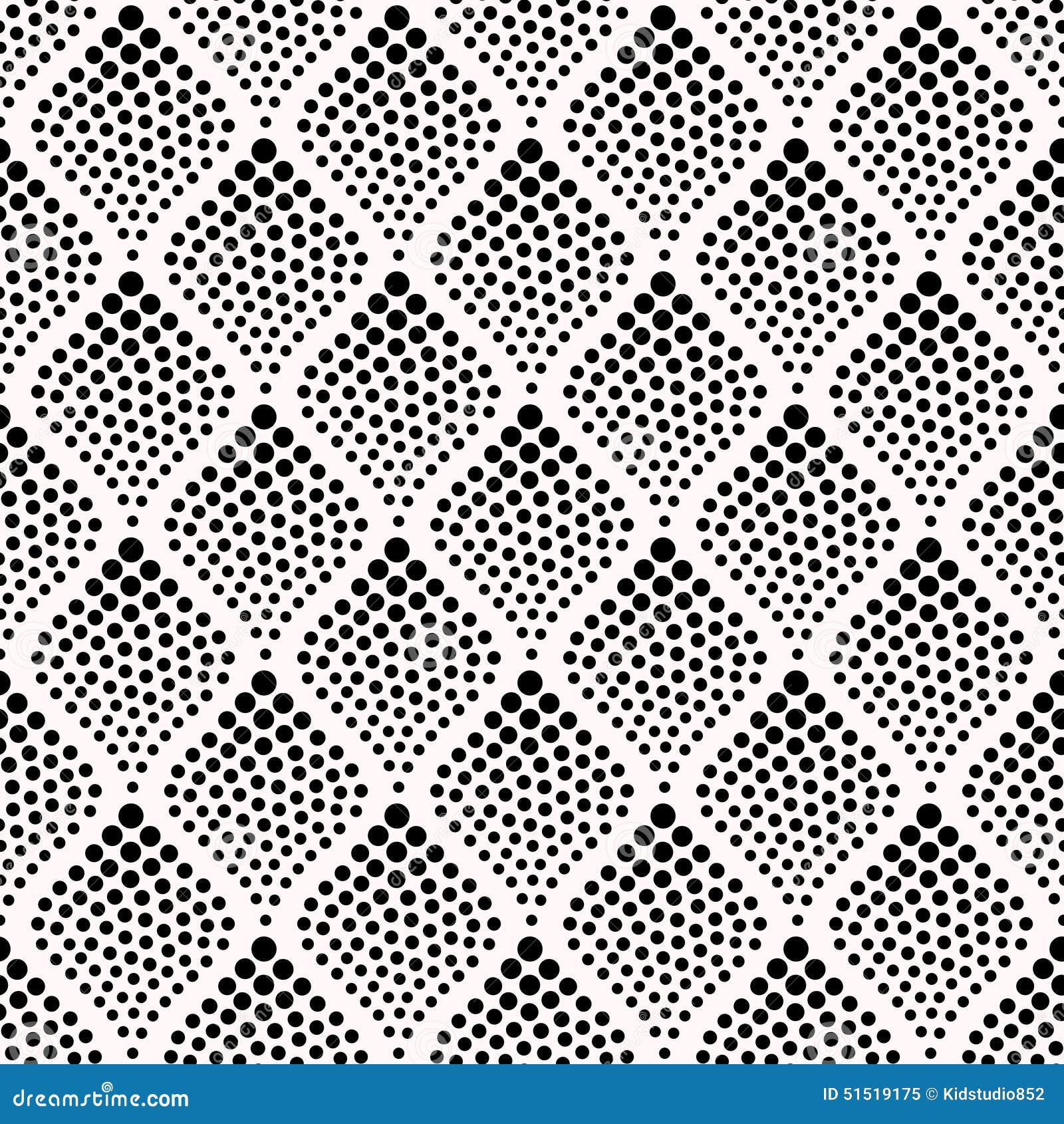 Seamless Dots Texture Geometric Pattern Stock Vector - Illustration of ...