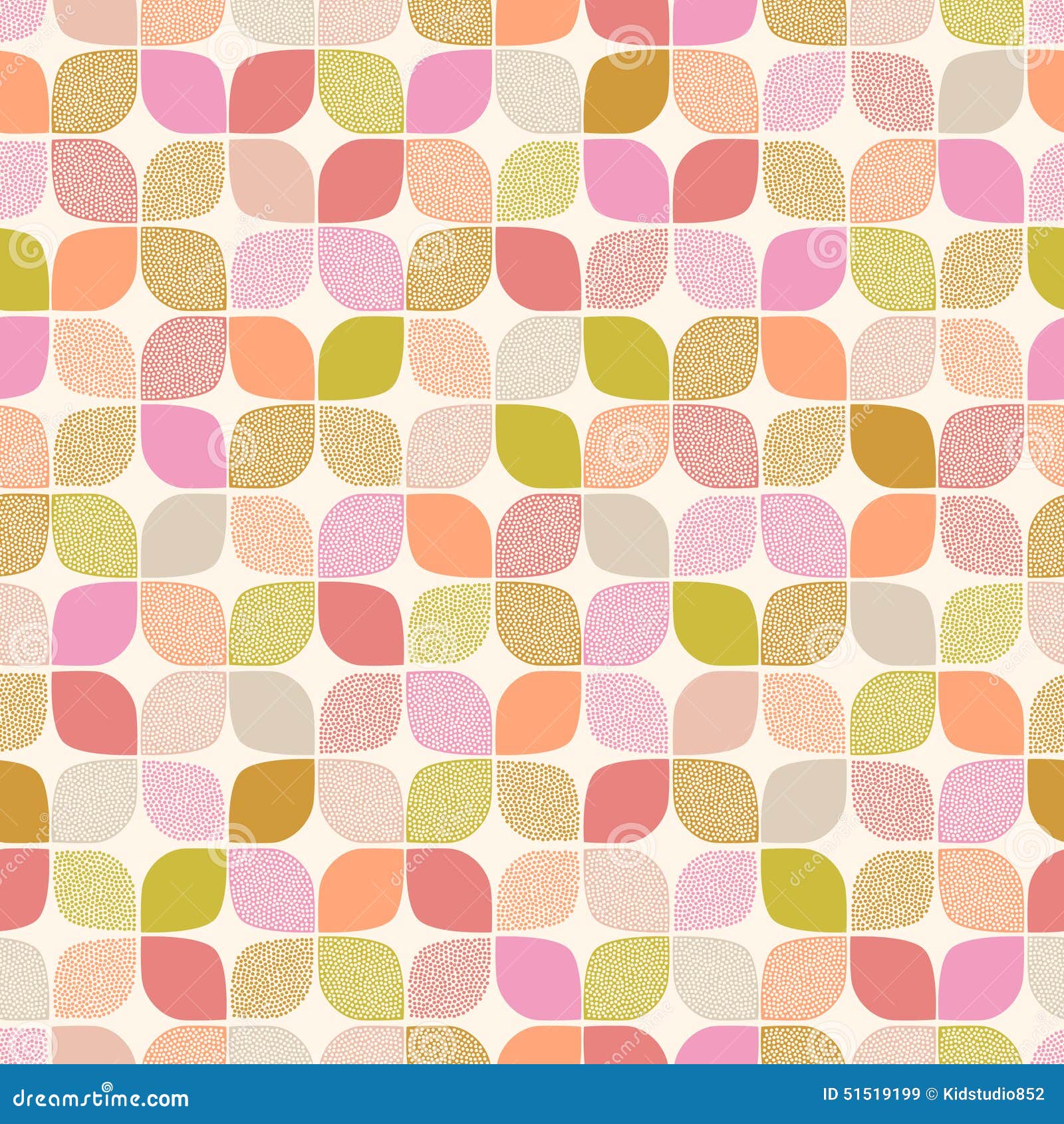 Seamless Dots Texture Geometric Pattern Stock Vector - Illustration of ...