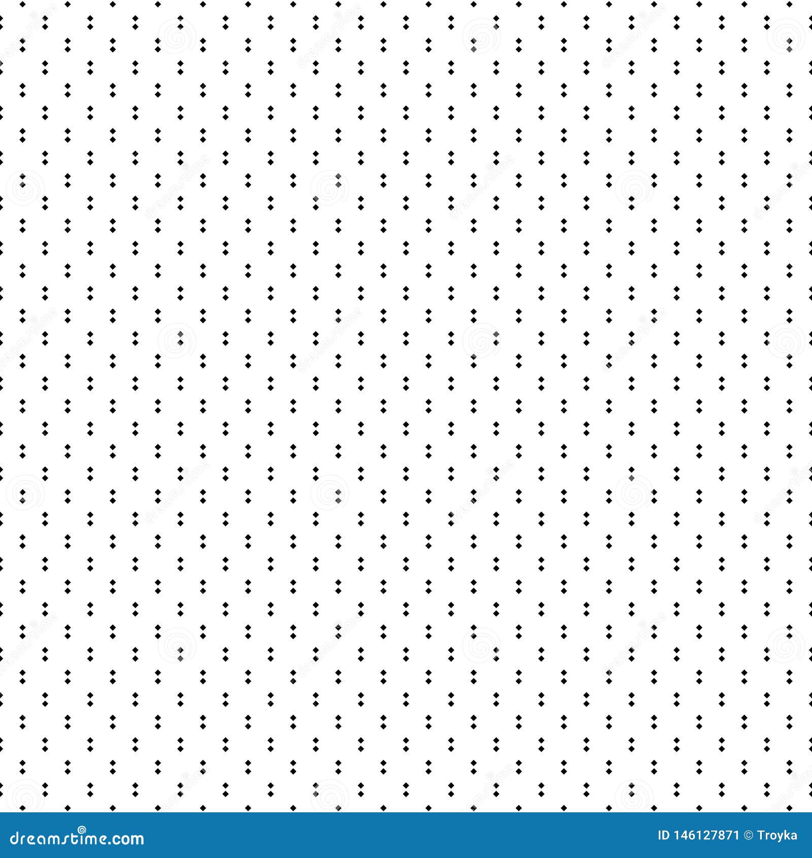 Seamless Dotted Pattern. Square Dots on White Background Stock Vector ...