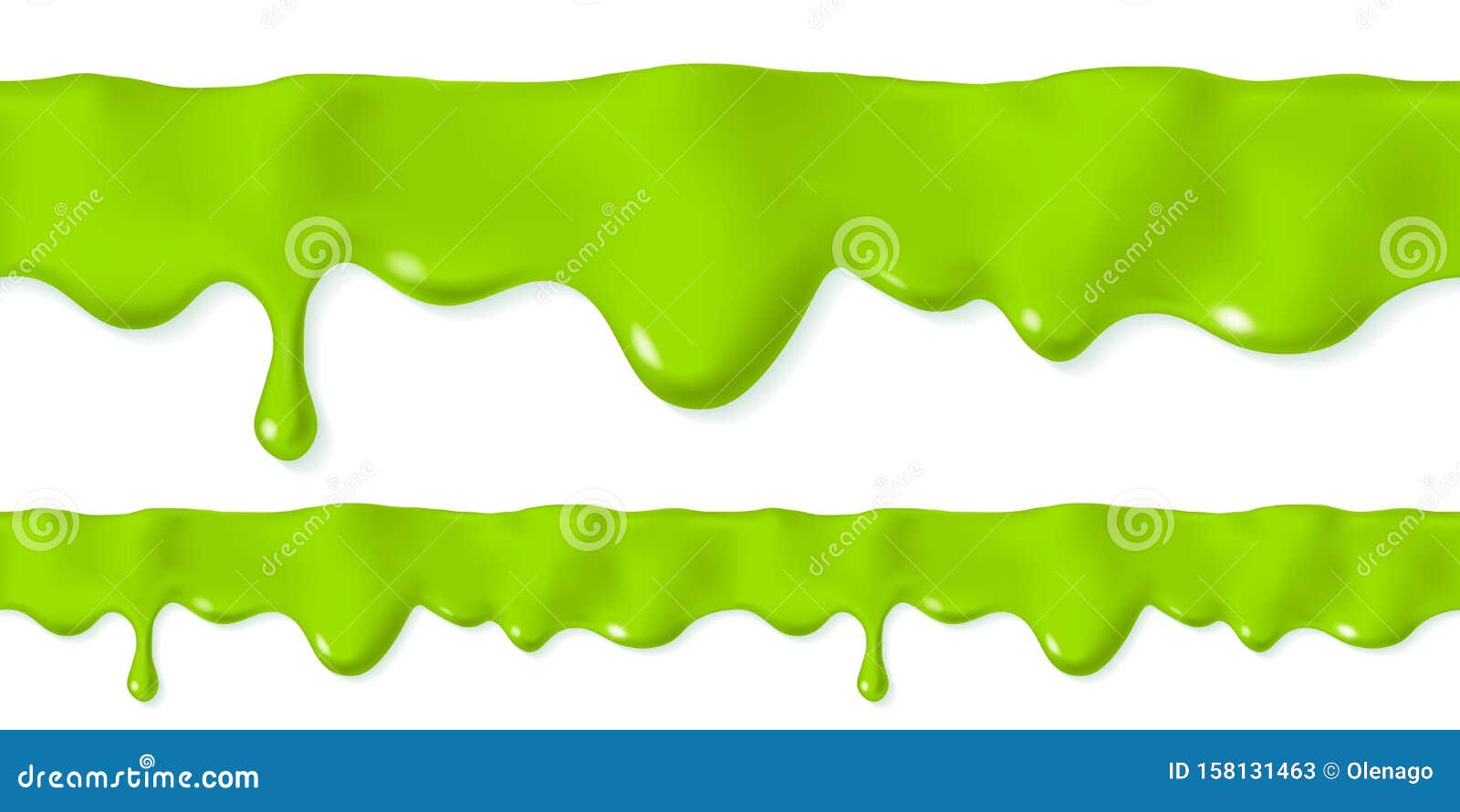 Seamless Dripping Oozing Slime Stock Vector - Illustration of slime ...