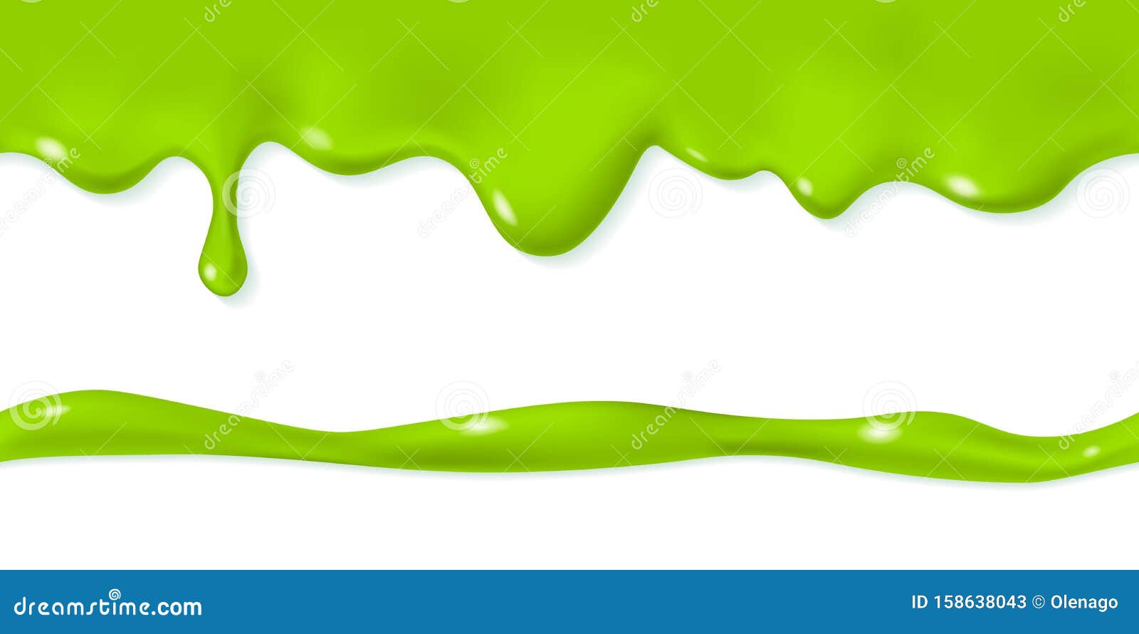 Seamless Dripping Oozing Slime Stock Vector - Illustration of mucus ...