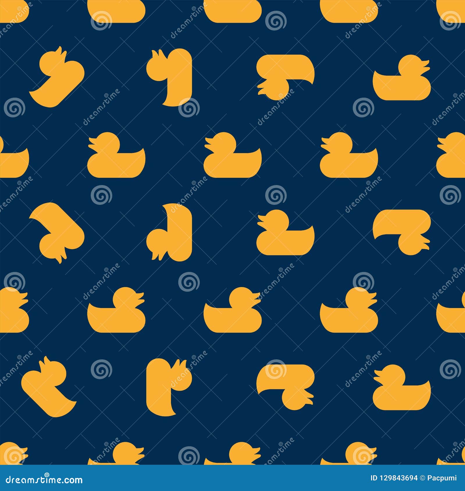 Seamless Duck Pattern Stock Image | CartoonDealer.com #63493015