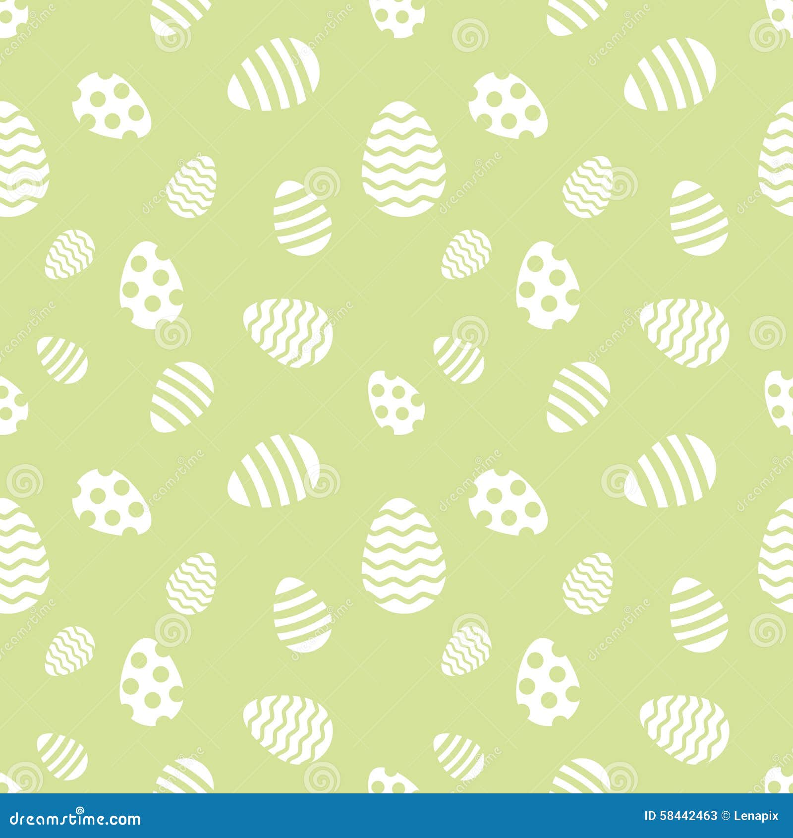 Seamless Easter Eggs Pattern. Stock Vector - Illustration of holiday ...