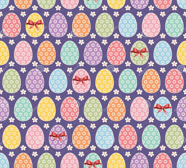 Seamless easter pattern stock vector. Illustration of decoration - 49583621