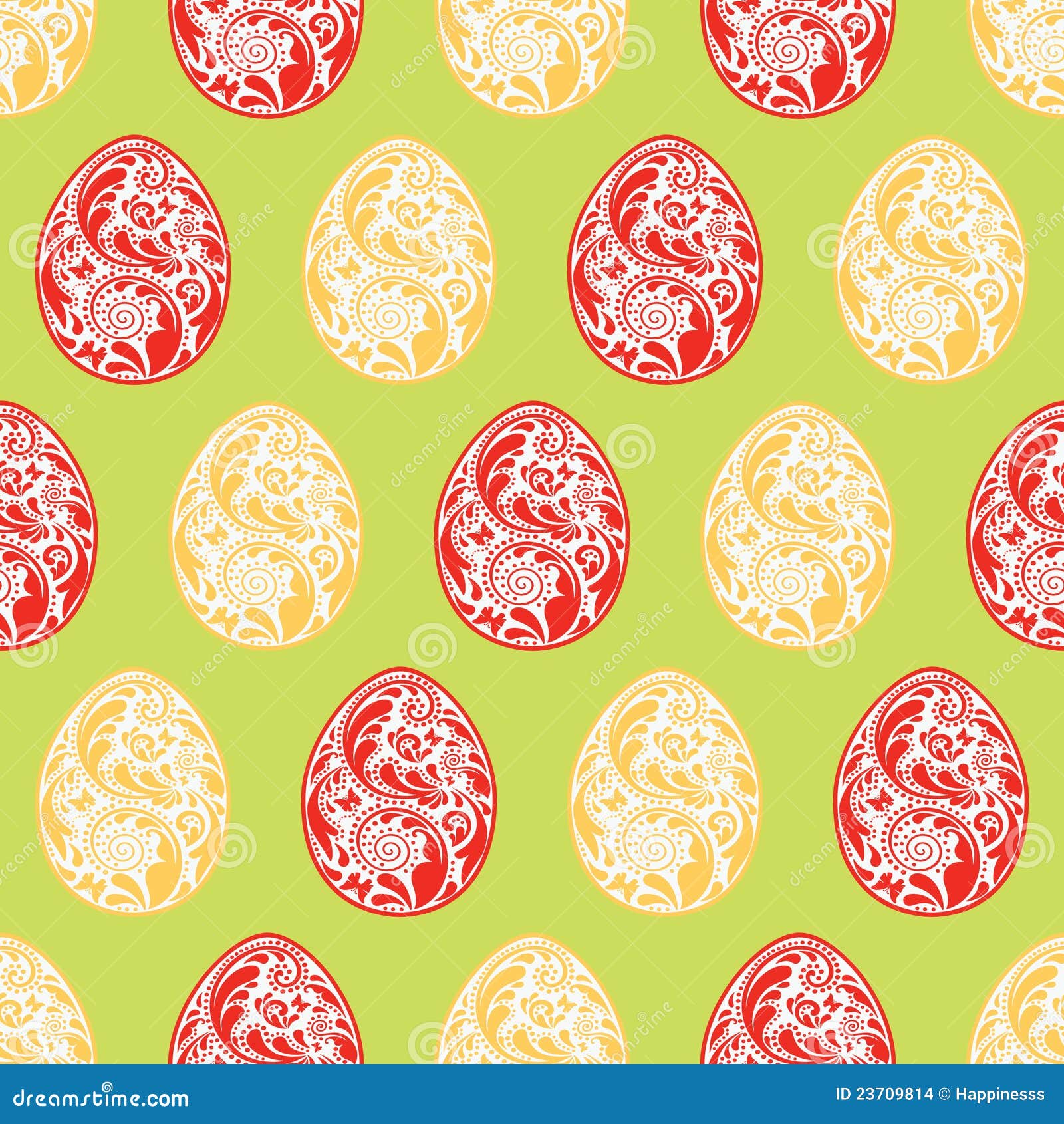 Seamless Easter texture. stock vector. Illustration of gift - 23709814