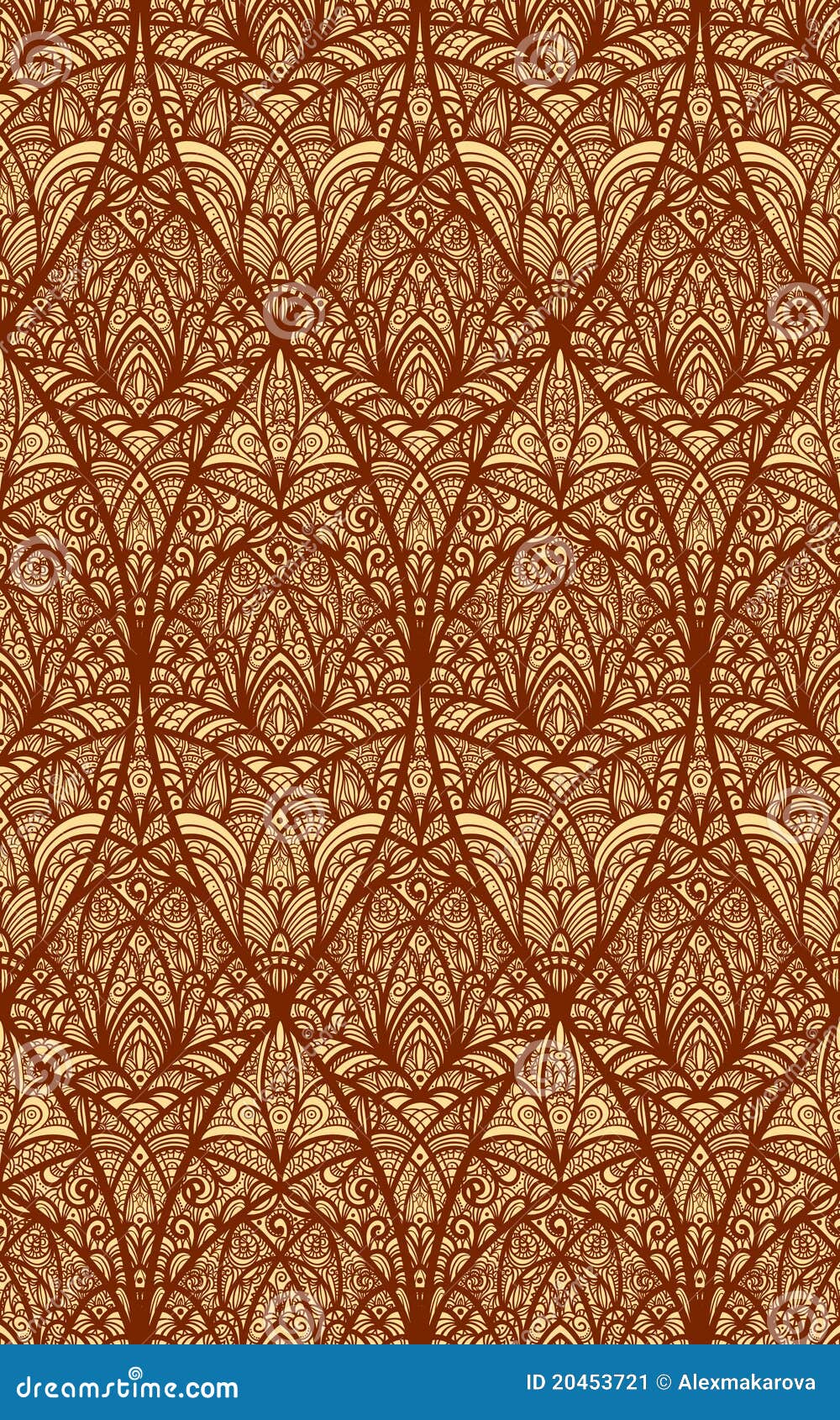 Eastern Floral Ogee Motif Vector Clipart Isolated . Hand Drawn Ethnic ...