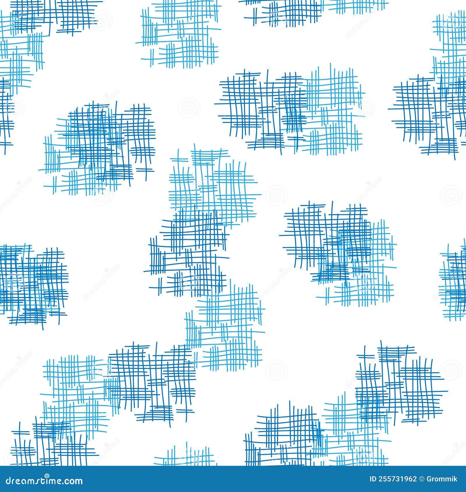 Seamless Editable Abstract Pattern Vector Illustration For Textiles