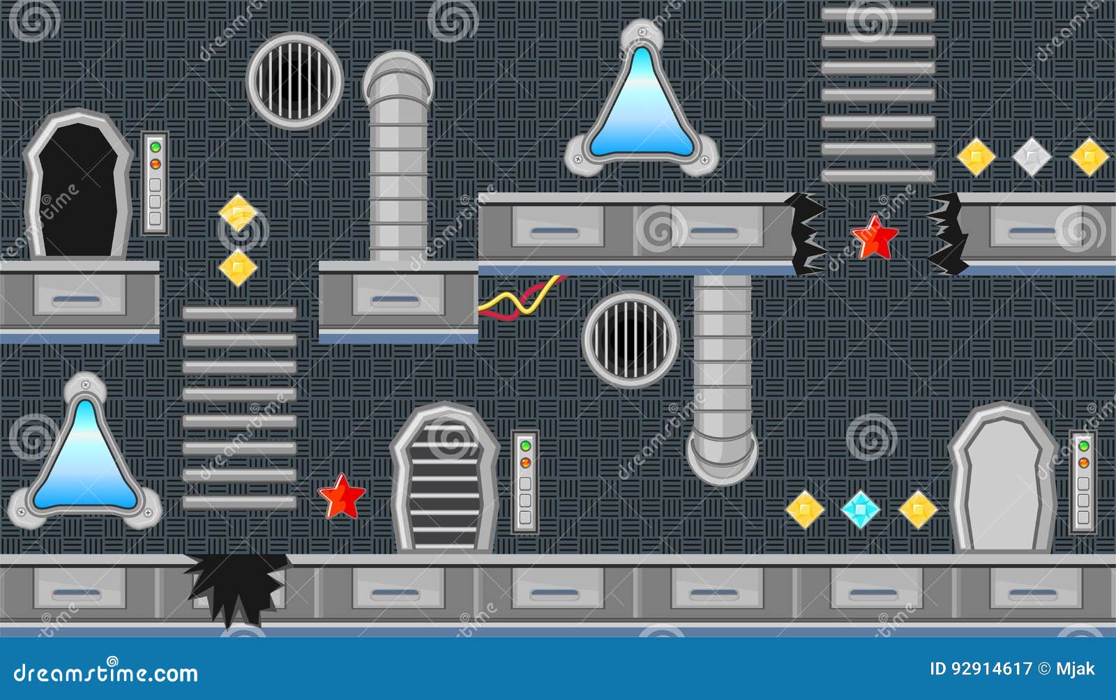 Seamless Editable Room with Triangular Windows for Platform Game Design ...