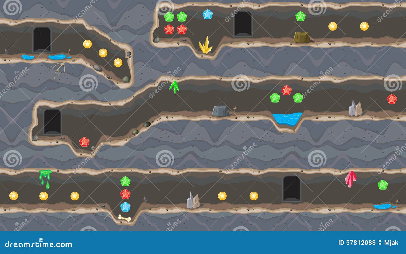 Platform Game Design Stock Illustrations – 9,676 Platform Game Design ...