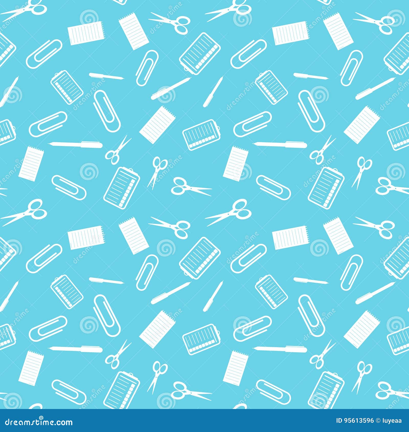 Seamless Education Pattern. Vector Stock Vector - Illustration of ...