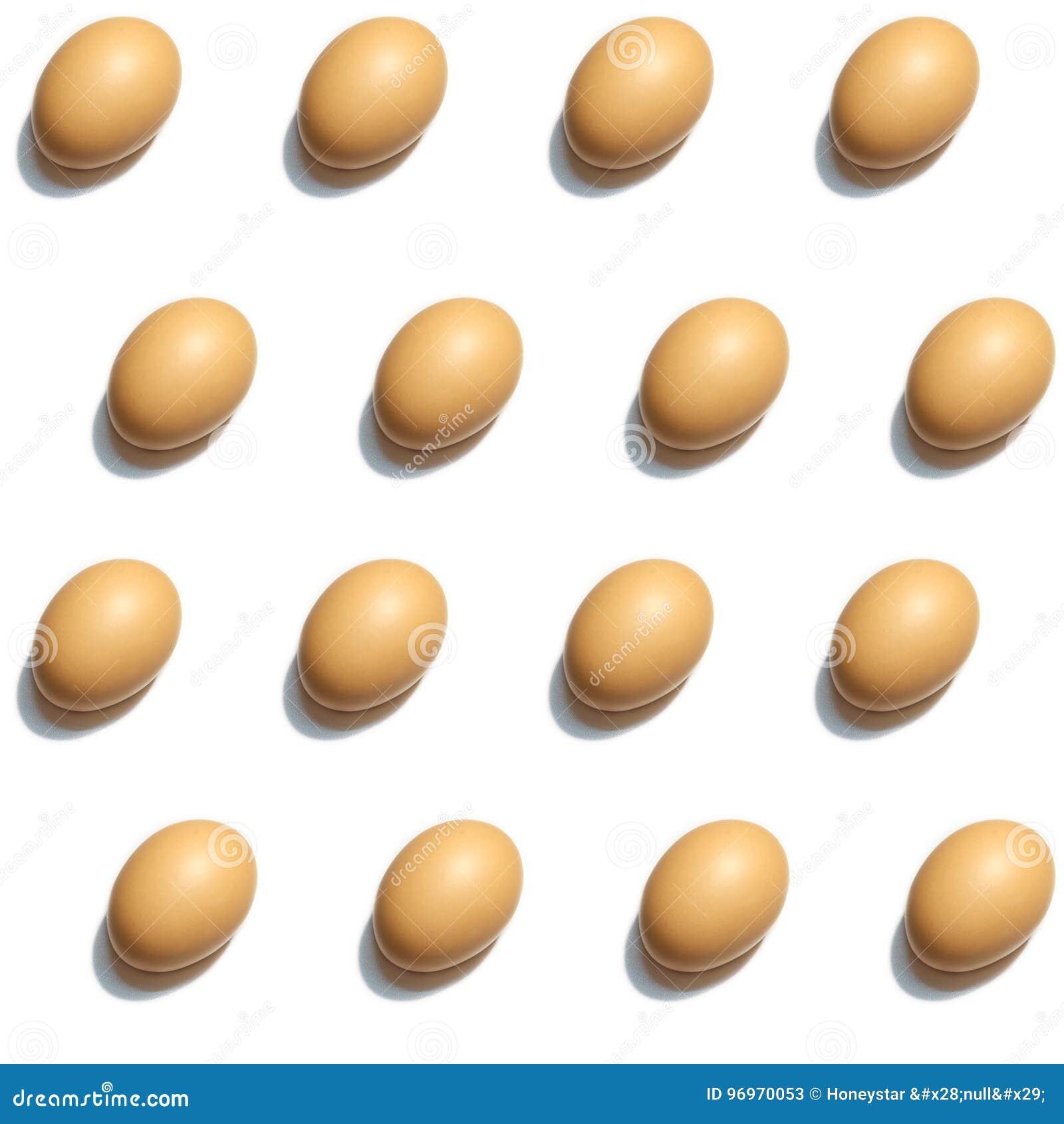 Seamless Eggs Pattern White Isolate Stock Image - Image of natural ...