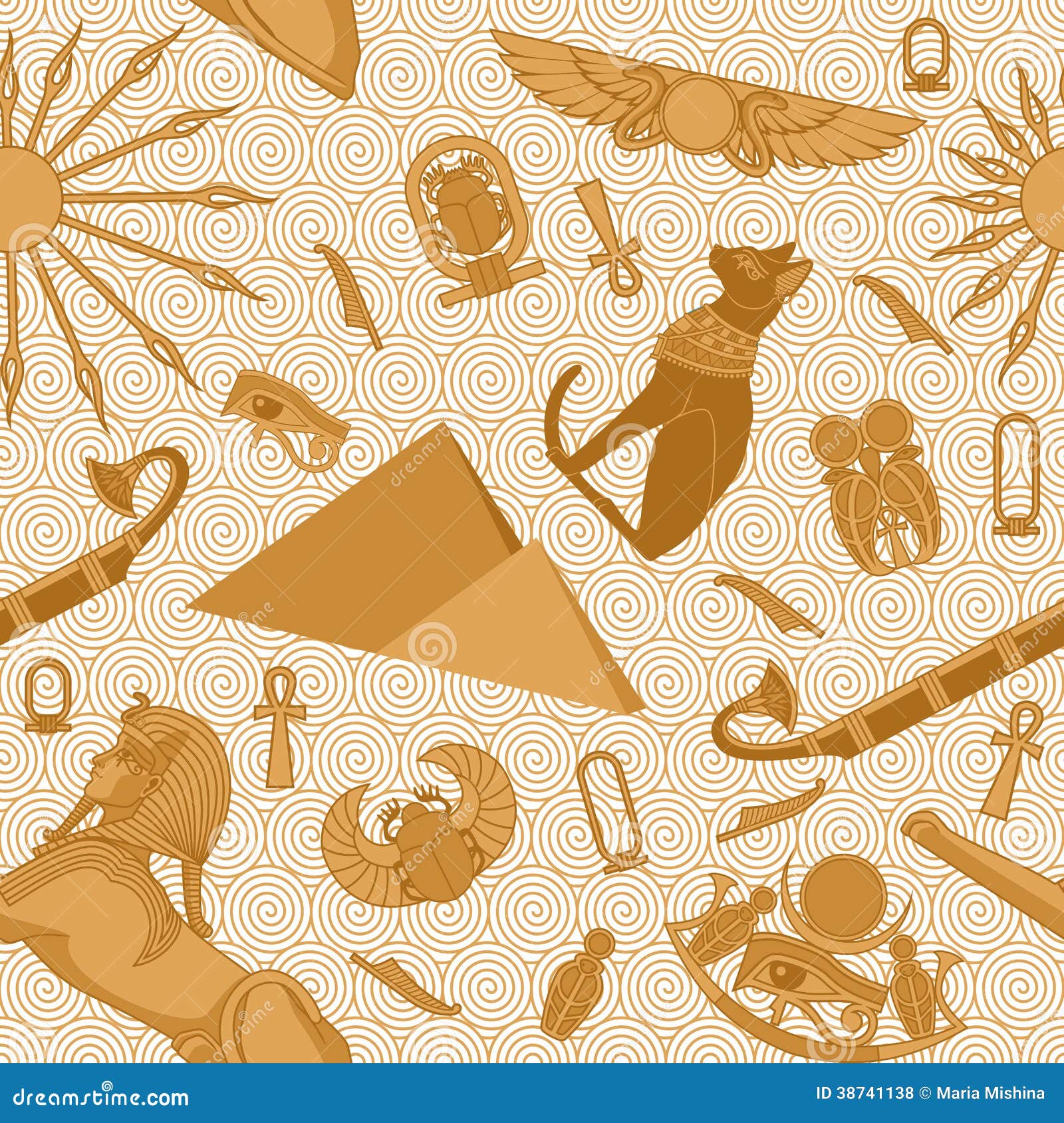 Scarab Pattern Stock Illustrations – 1,250 Scarab Pattern Stock ...