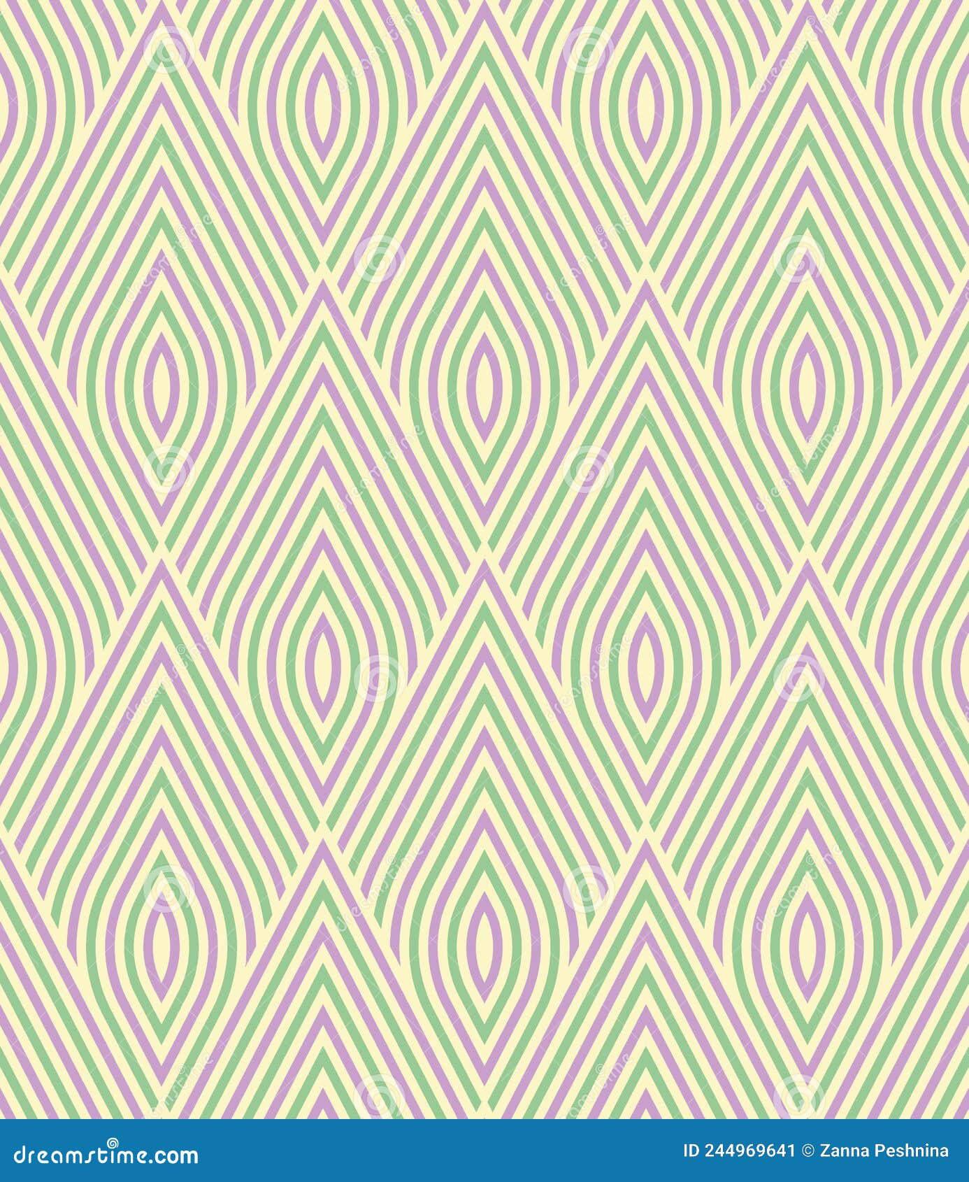 Seamless Egyptian Grid Pattern with Repeating Geometric Triangles ...