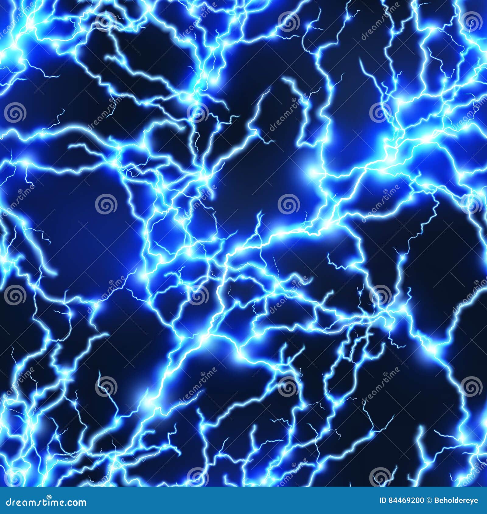 Seamless Electricity Background. EPS 10 Stock Vector - Illustration of ...