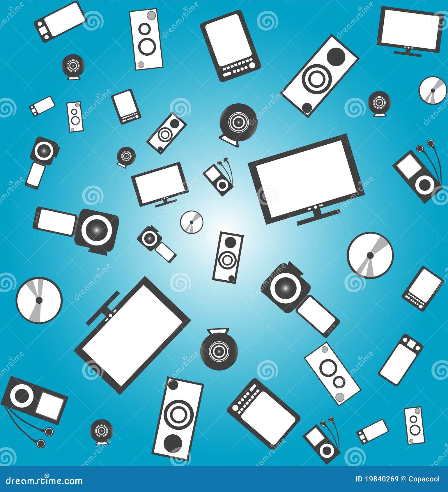 Seamless Electronic Products Background Royalty Free Stock Images ...