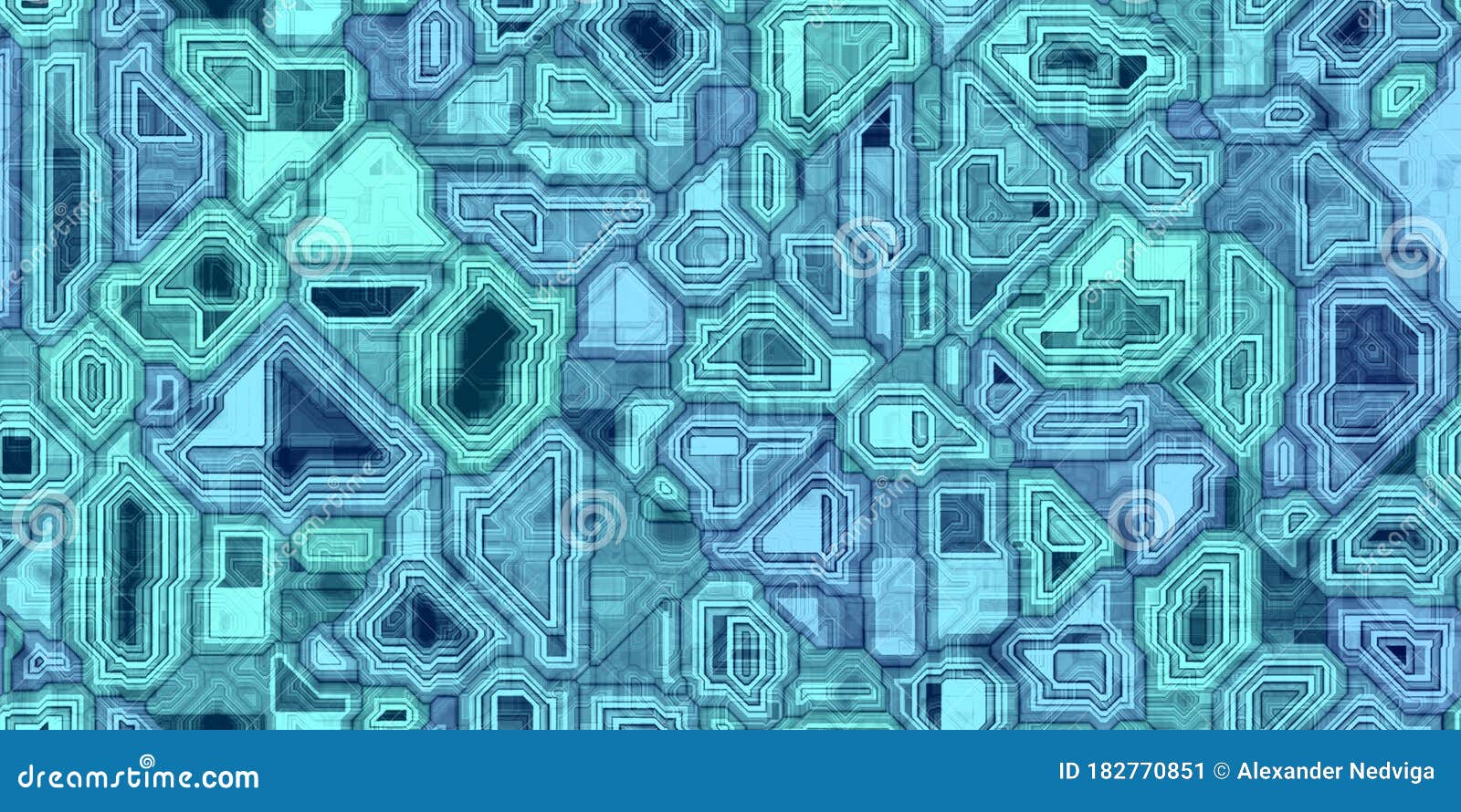 Seamless Electronic Technical Background Stock Illustration ...