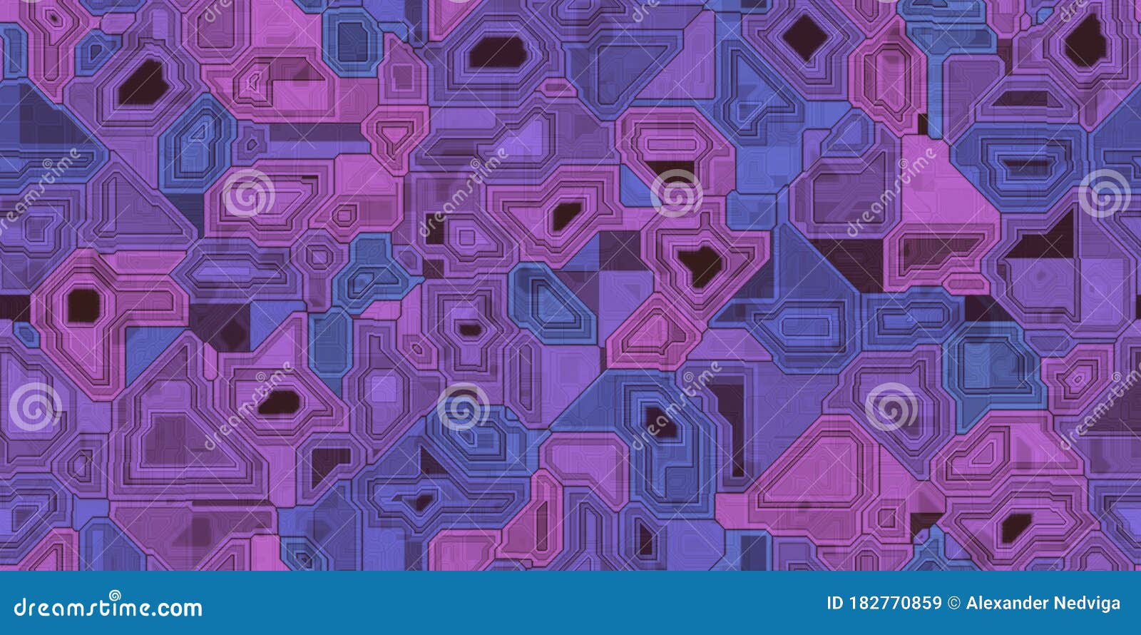 Seamless Electronic Technical Background Stock Illustration ...