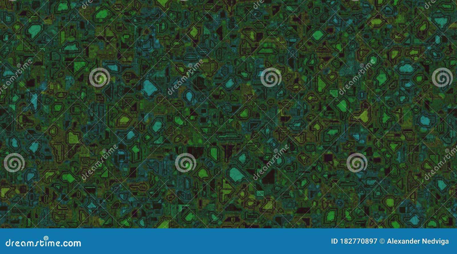 Seamless Electronic Technical Background Stock Illustration ...