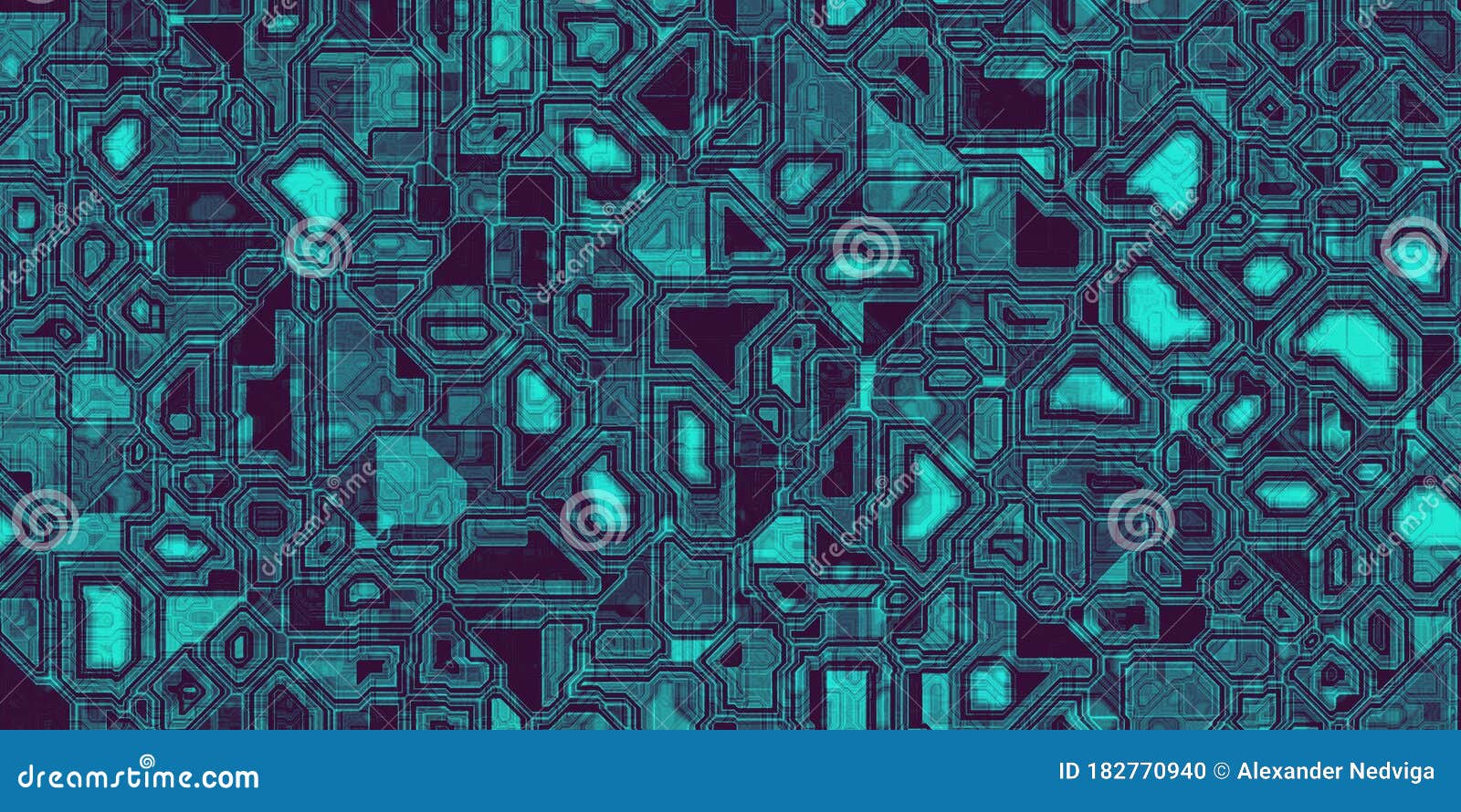 Seamless Electronic Technical Background Stock Illustration ...