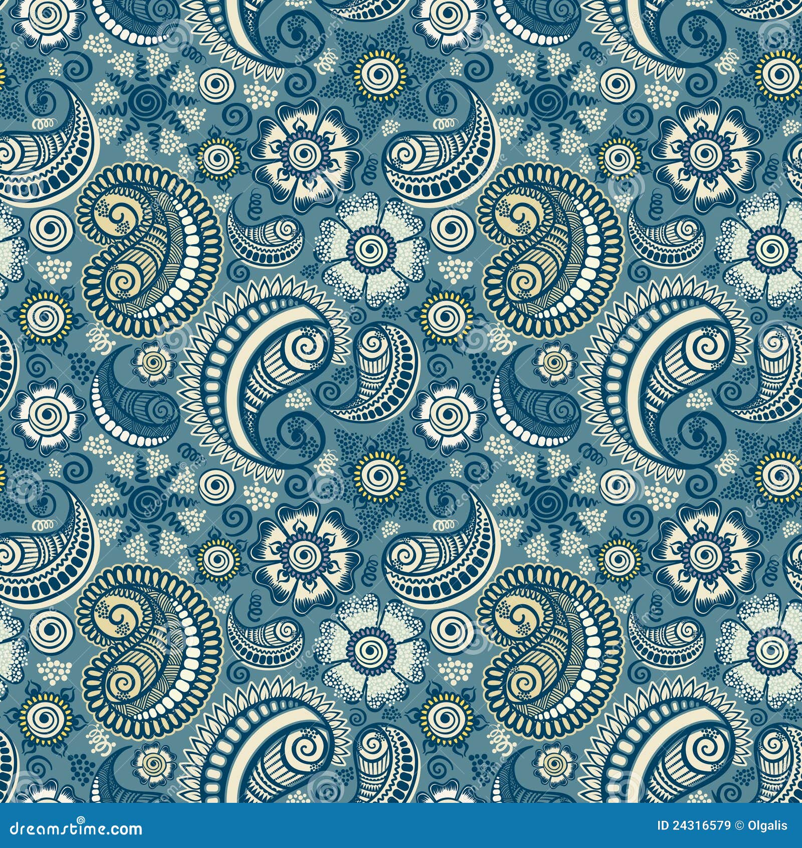 Seamless Elegant Pattern With Spanish Lettering. The Moment Is Now - In ...