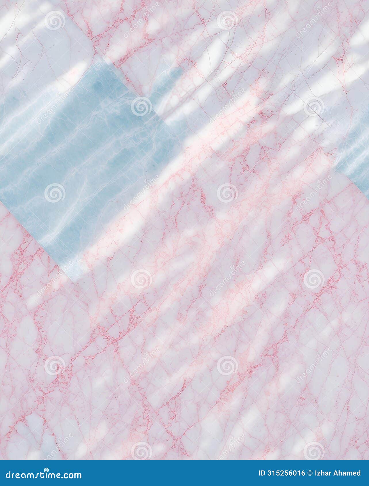 Seamless Elegant Pastel Blue and Pink Marble Texture Pattern Stock ...