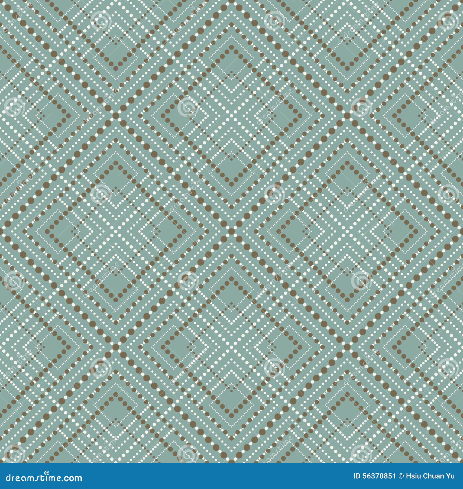 Seamless Elegant Vintage Dot Line Diamond Check Pattern Background ...