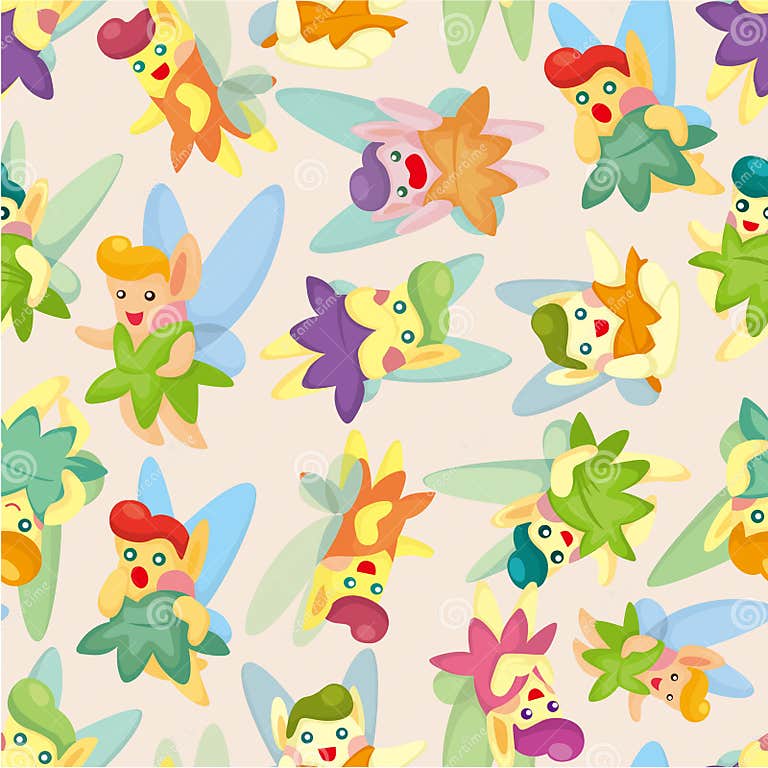 Seamless elf pattern stock vector. Illustration of little - 19251867