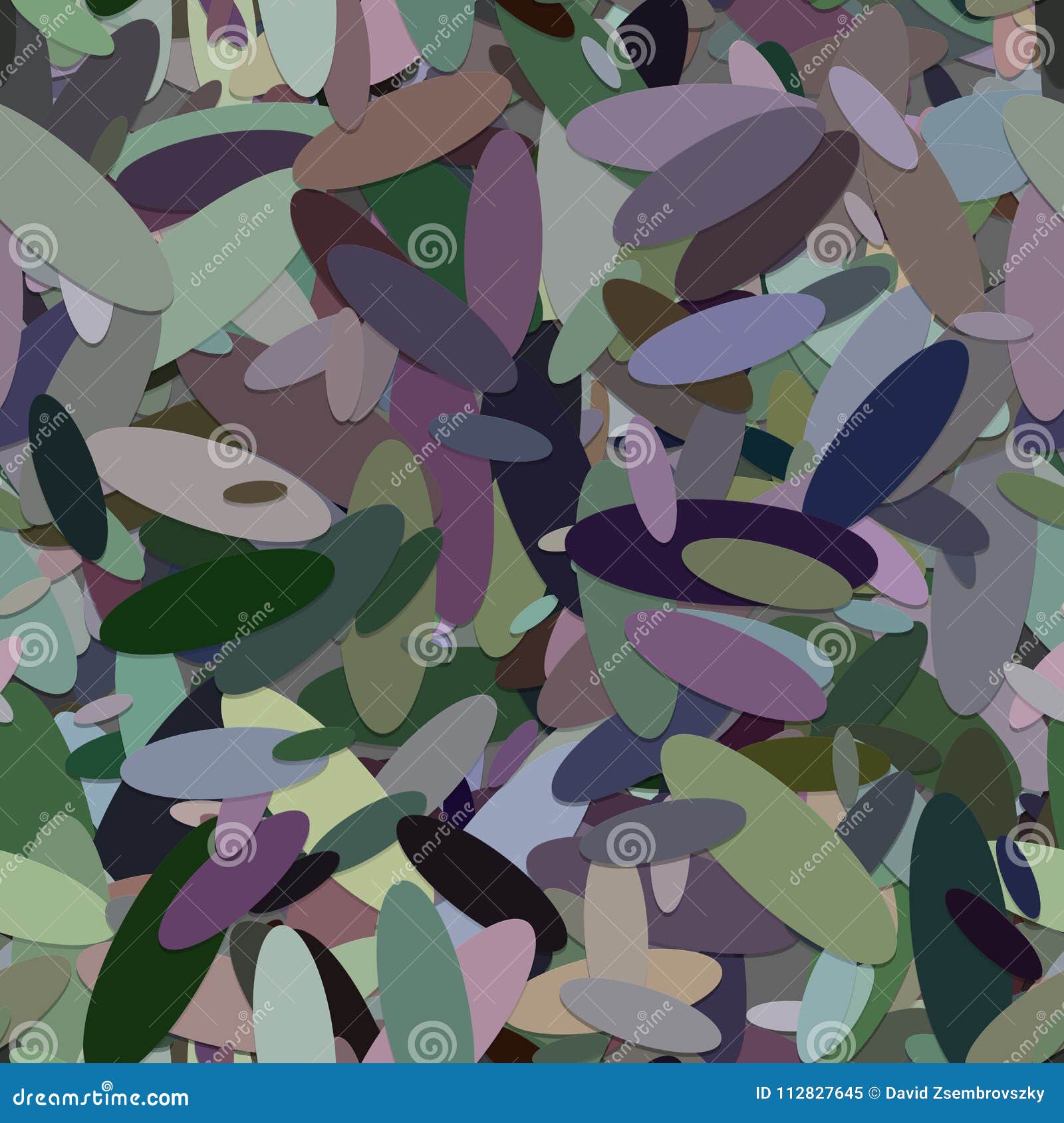 Seamless Ellipse Background Pattern - Vector Graphic Design from ...
