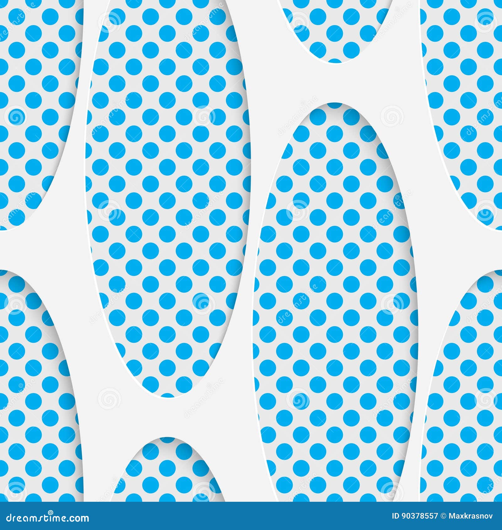 Seamless Ellipse Pattern. Vector Abstract Modern Design Stock Vector ...