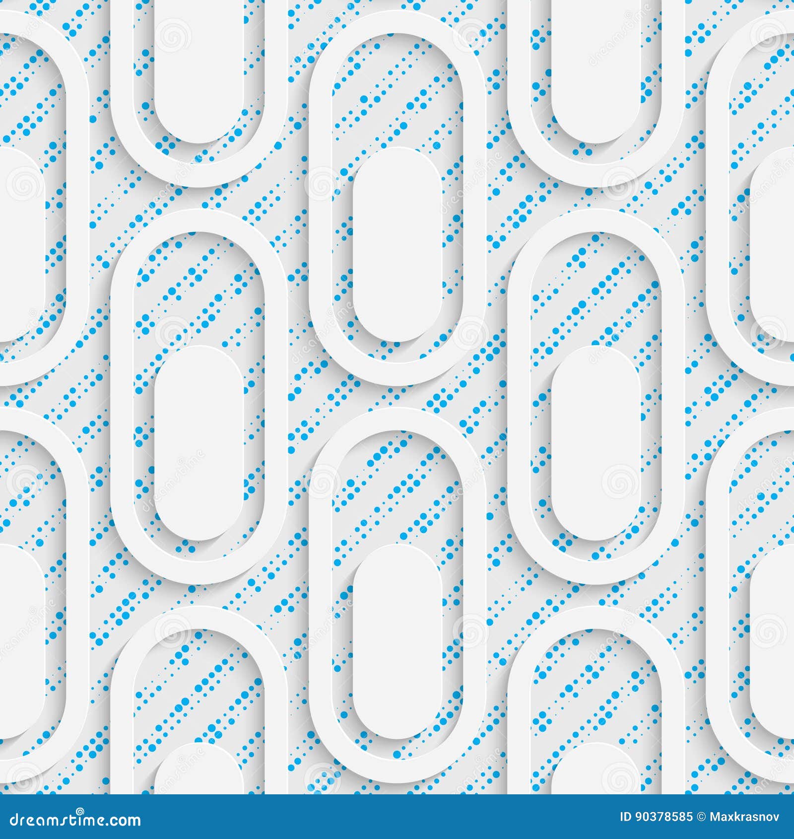 Seamless Ellipse Pattern. Vector Abstract Modern Design Stock Vector ...