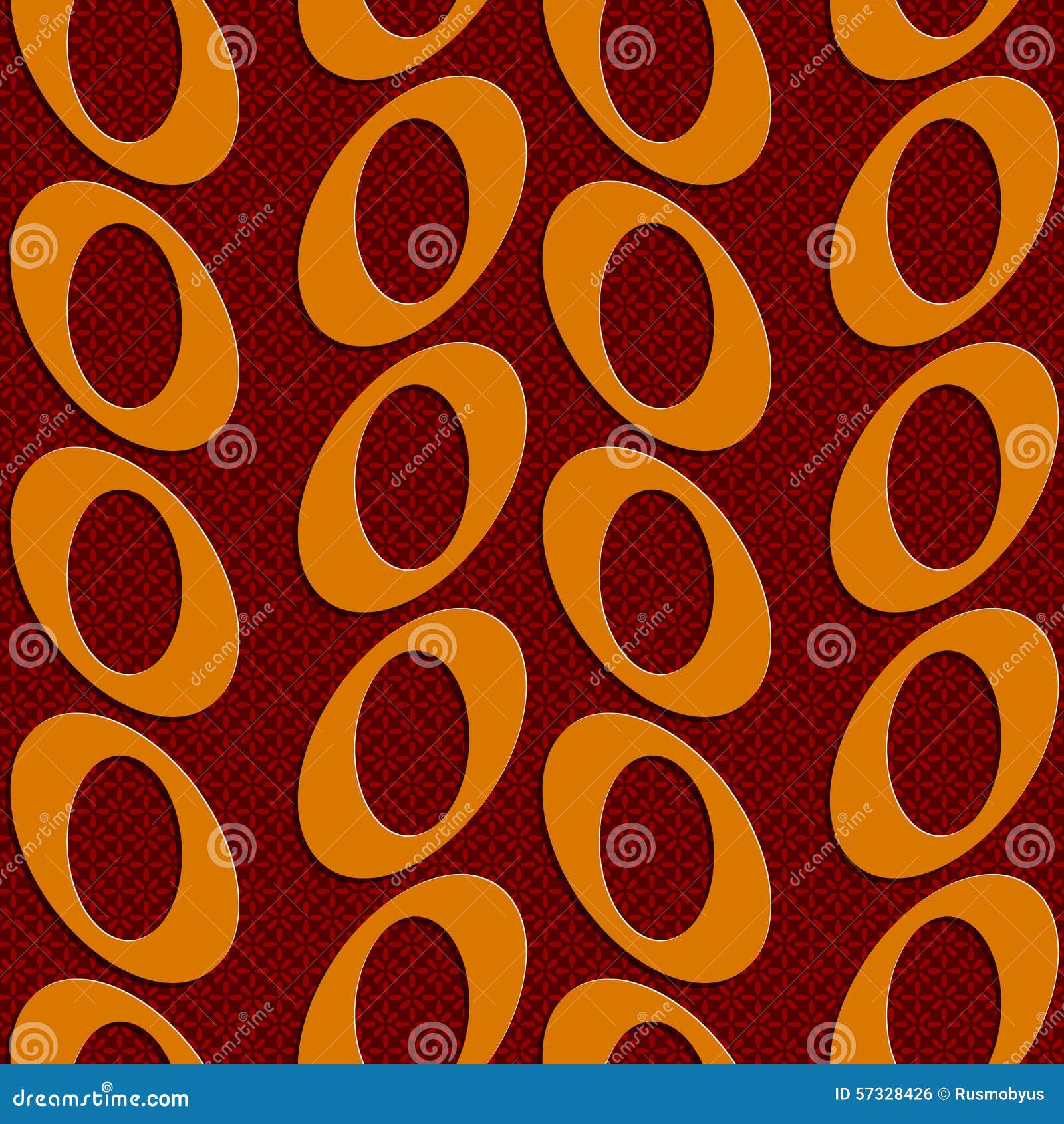 Seamless Ellipse Pattern stock vector. Illustration of print - 57328426