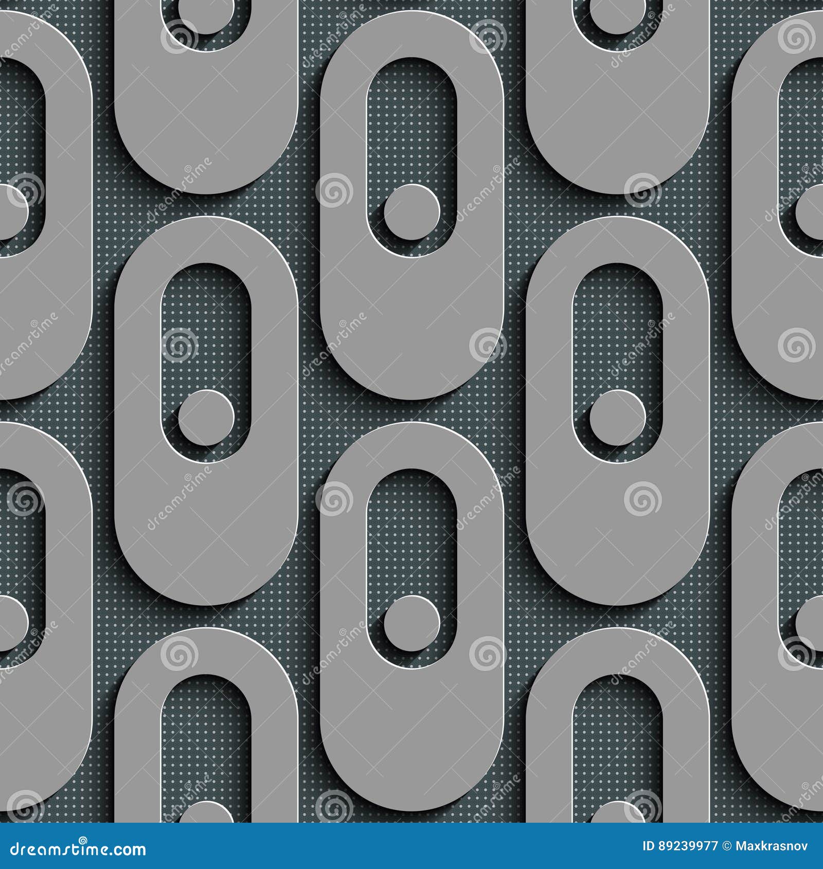 Seamless Ellipse Pattern stock vector. Illustration of ornament - 89239977