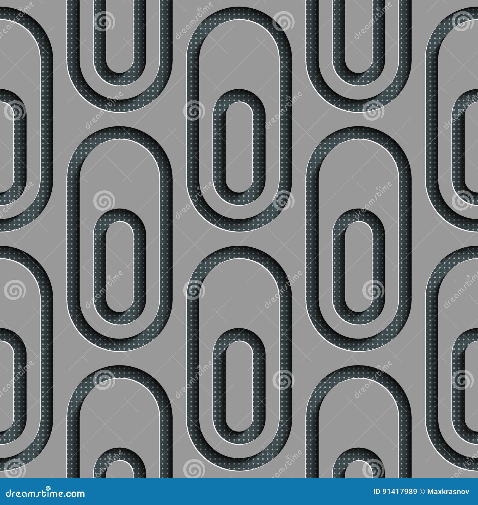 Seamless Ellipse Pattern stock vector. Illustration of grid - 91417989