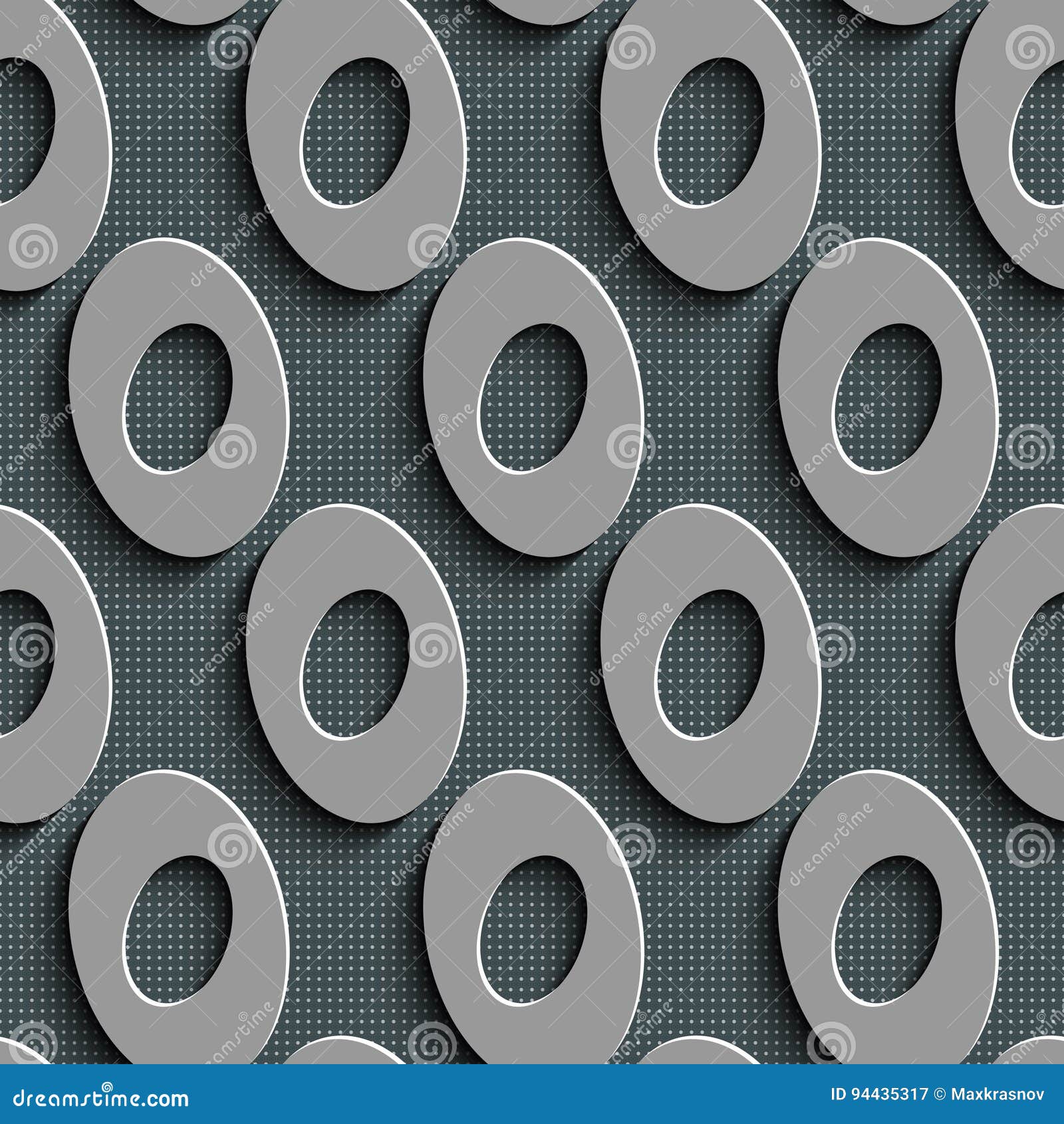 Seamless Ellipse Pattern stock vector. Illustration of hole - 94435317