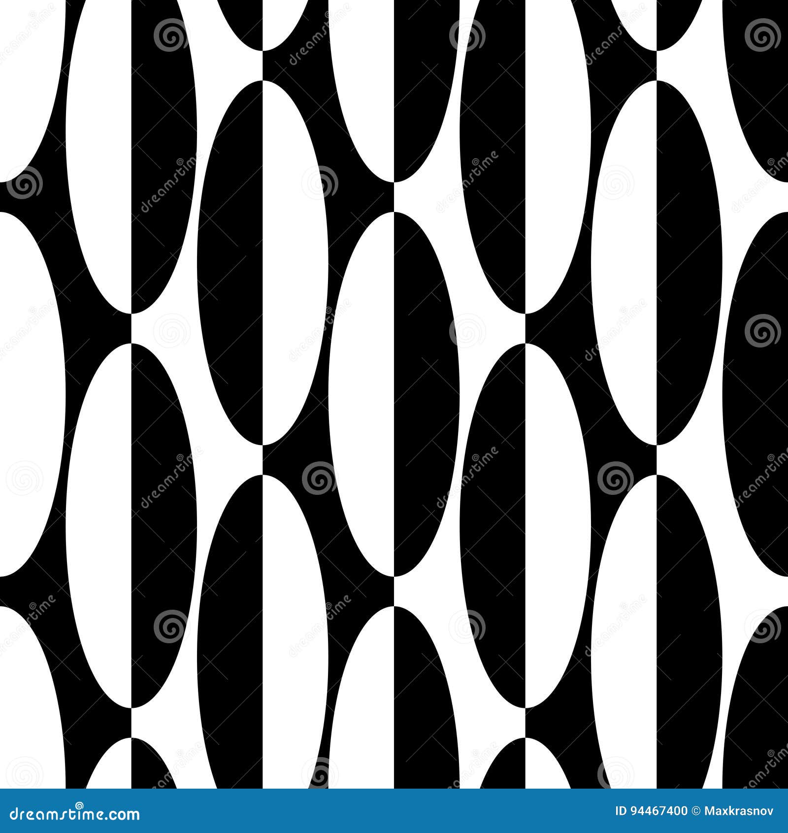 Seamless Ellipse Pattern Vector Illustration | CartoonDealer.com #57168648