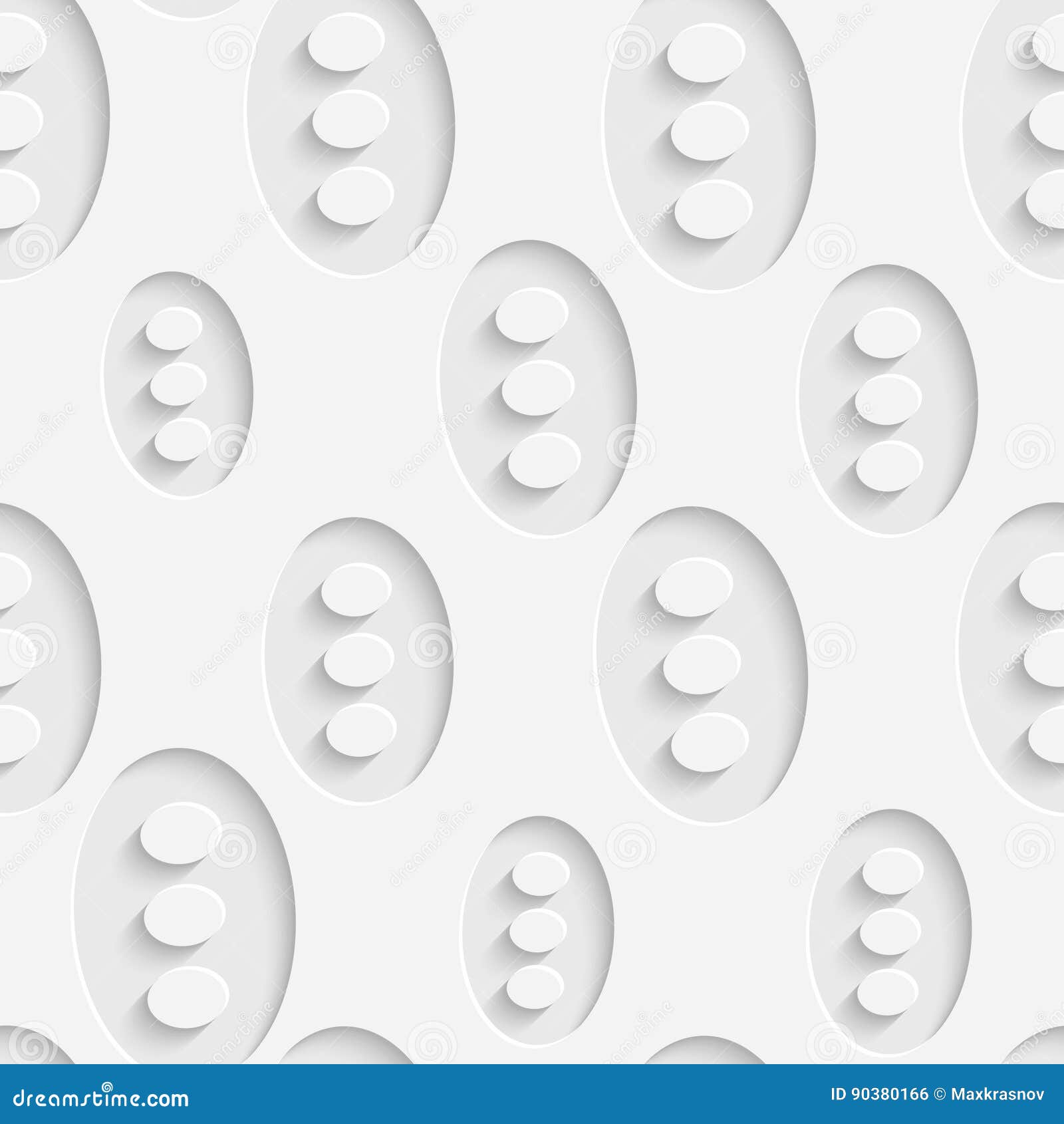 Seamless Ellipse Pattern stock vector. Illustration of design - 90380166