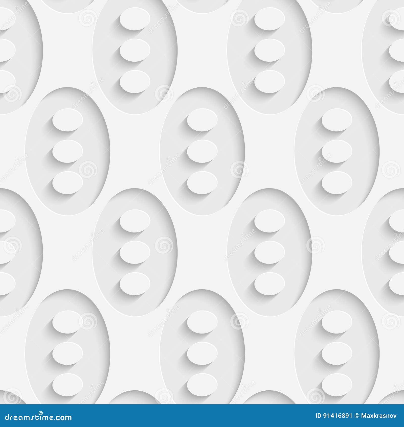 Seamless Ellipse Pattern stock vector. Illustration of minimalistic ...