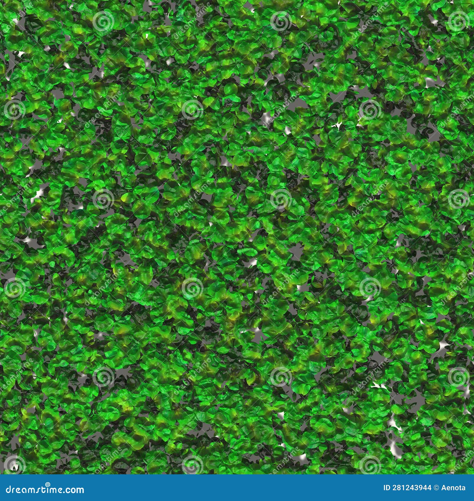 Seamless Emerald Forest Moss Pattern Stock Illustration - Illustration of forest, sward: 281243944