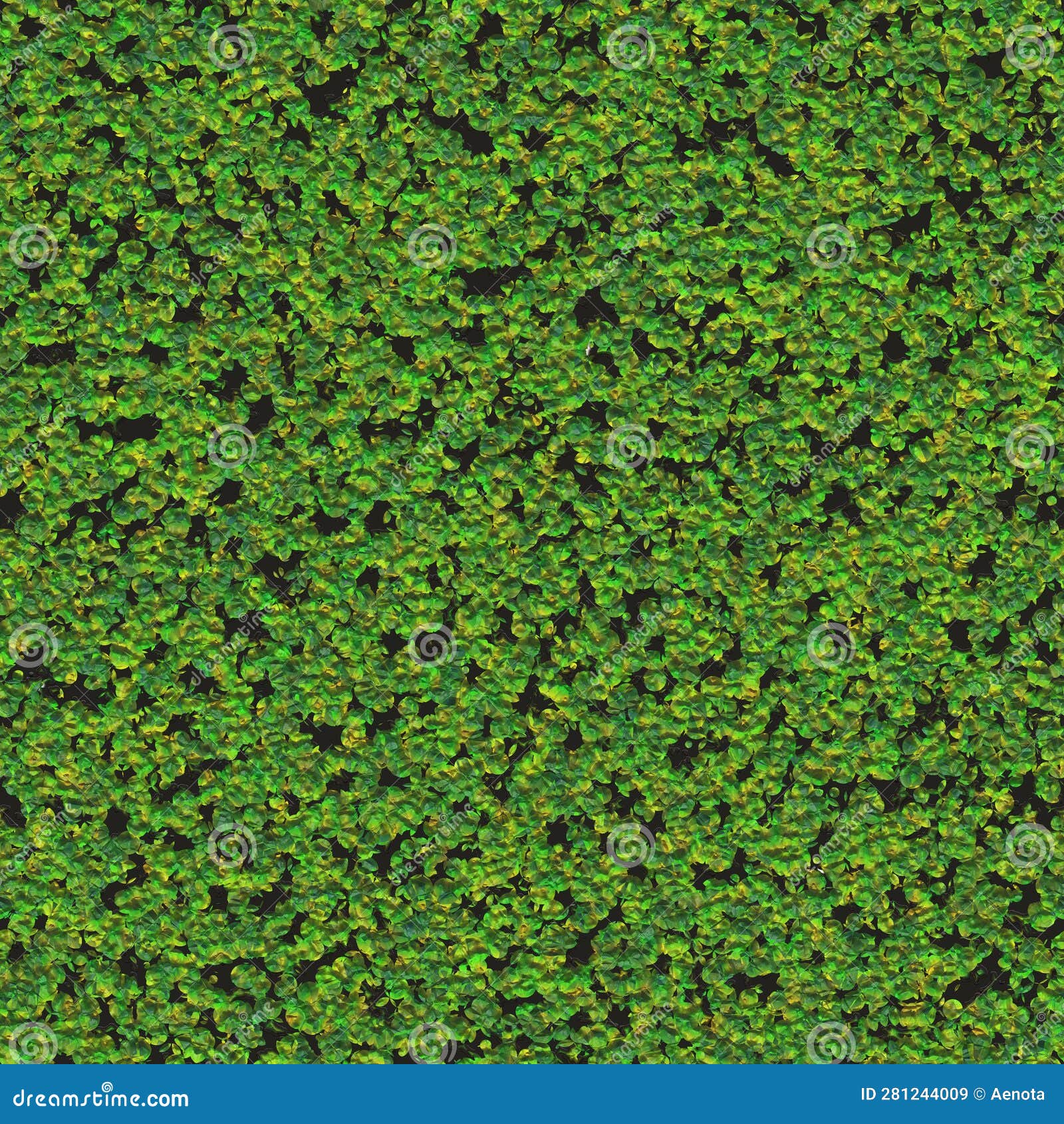 Seamless Emerald Forest Moss Pattern Иллюстрация штока - иллюстрации насчитывающей ликоподий ...