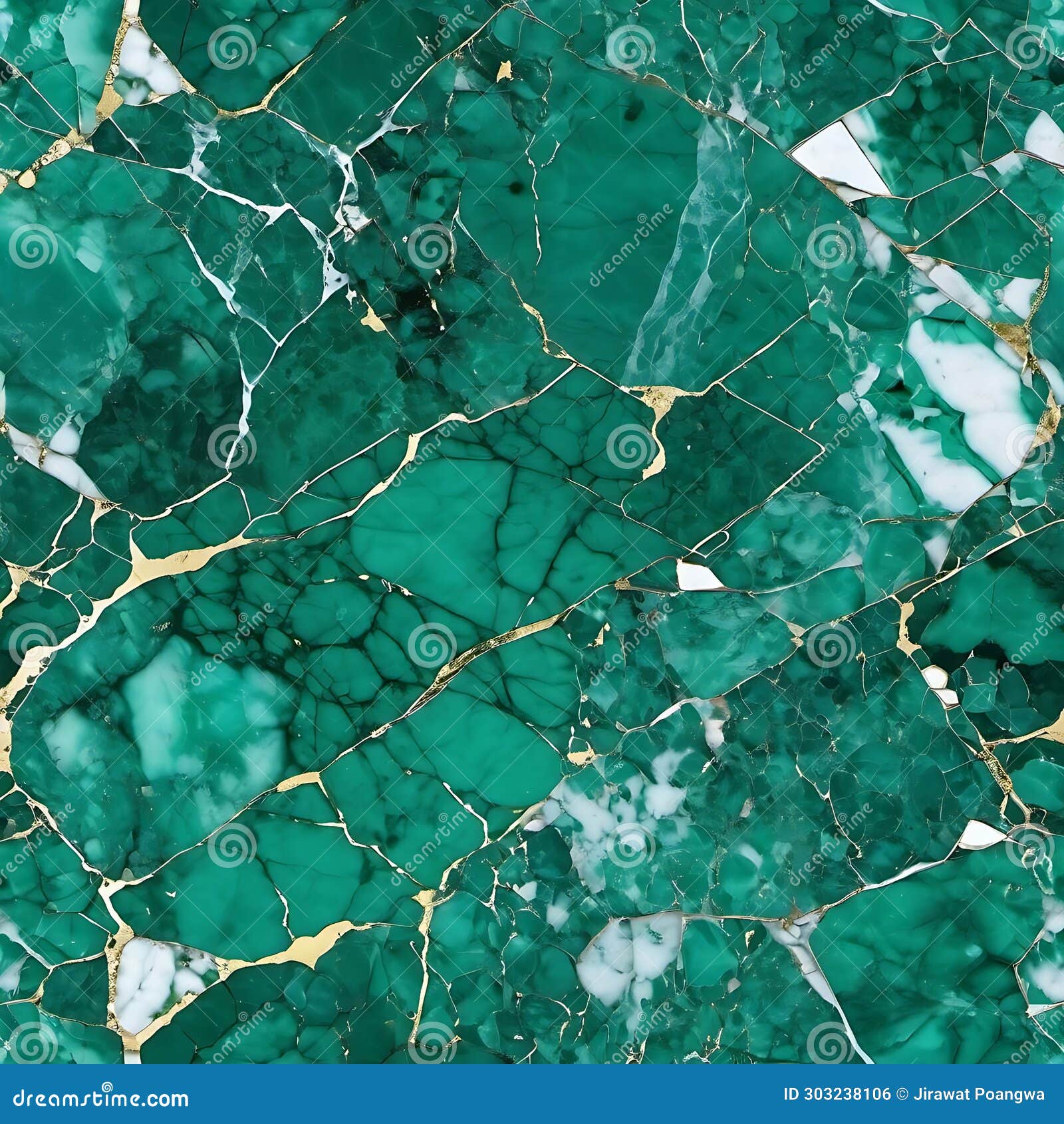 Seamless Emerald And White Marble Texture. Stock Image | CartoonDealer ...