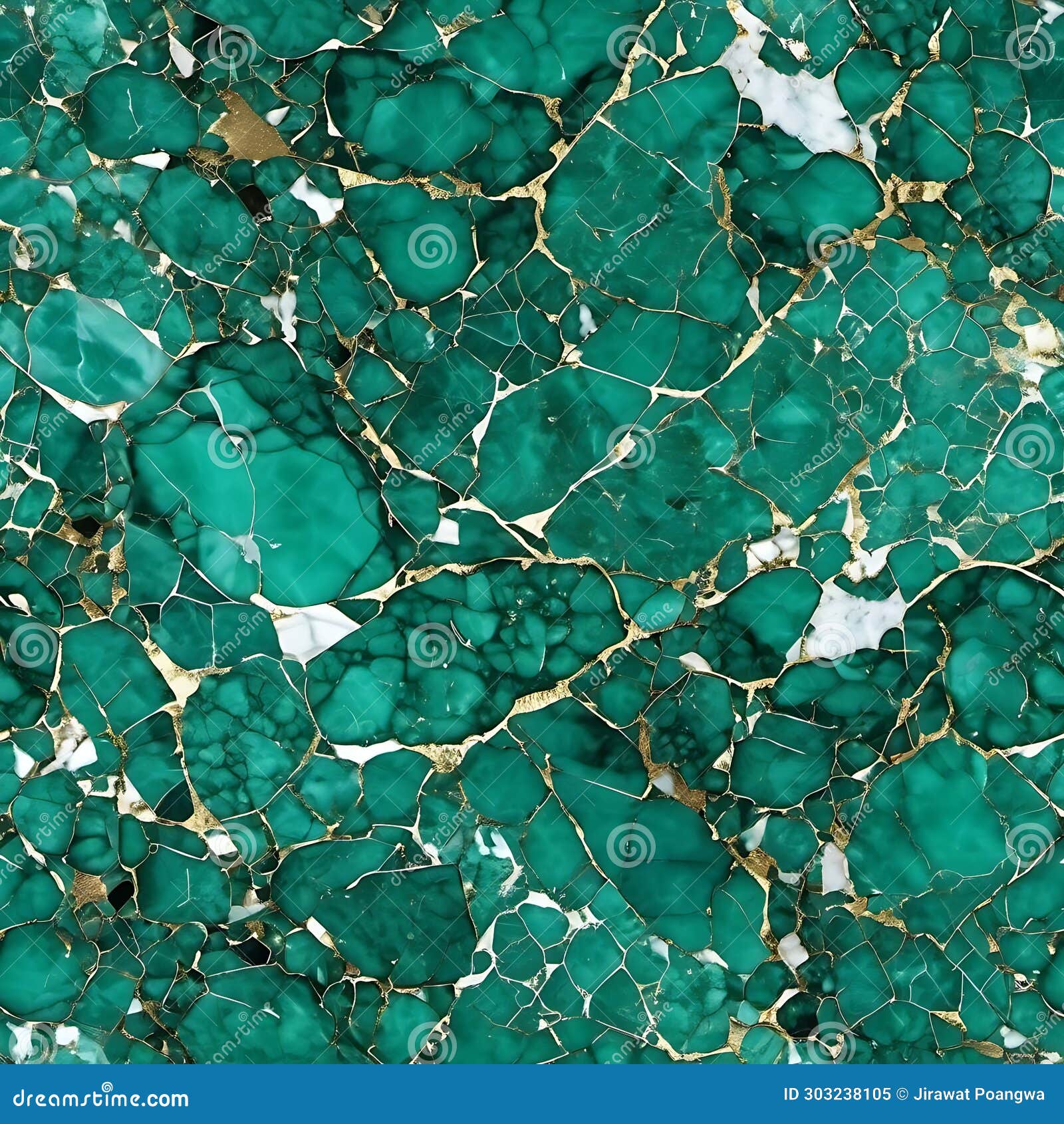 Seamless Emerald And White Marble Texture. Stock Image | CartoonDealer ...