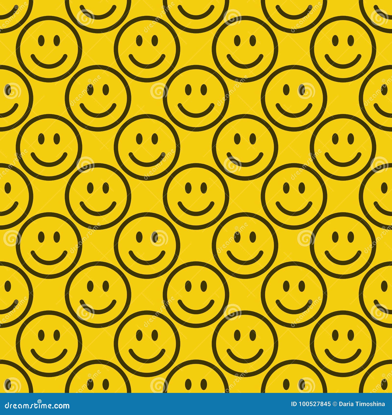 Seamless Emoji Pattern Cartoon Vector | CartoonDealer.com #100527845