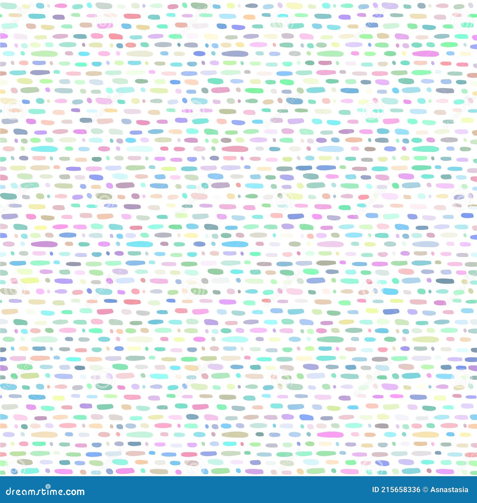 Seamless Endless Pattern of Hand Drawn Dots and Lines of Different ...